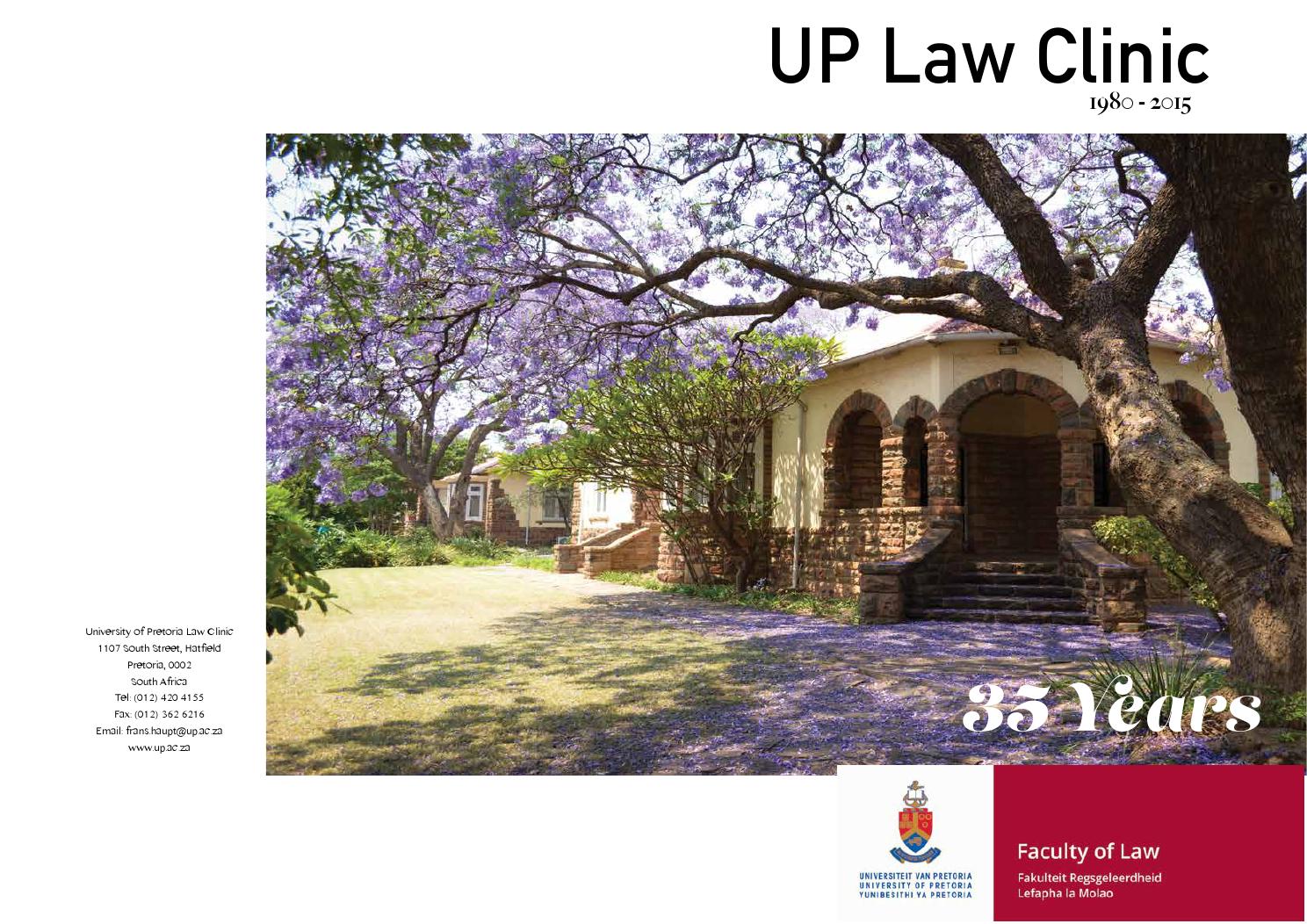 UP Law Clinic Journal 1 by University of Pretoria - Issuu