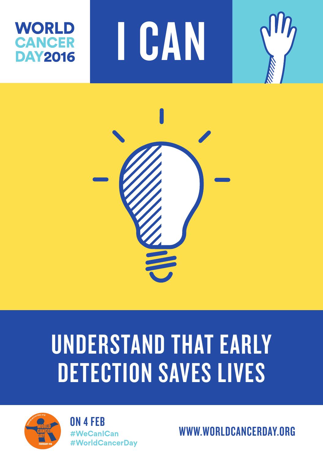 WCD2016 Fact Sheet - I Can - Understand that early detection saves ...