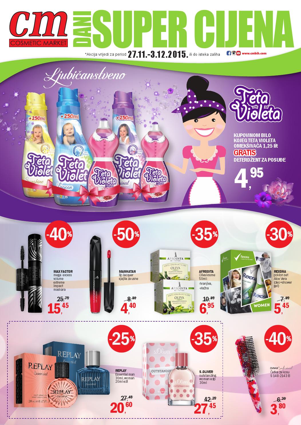 cm Dani Super Cijena 27.11.- 3.12.2015. by CM-Cosmetic Market - Issuu