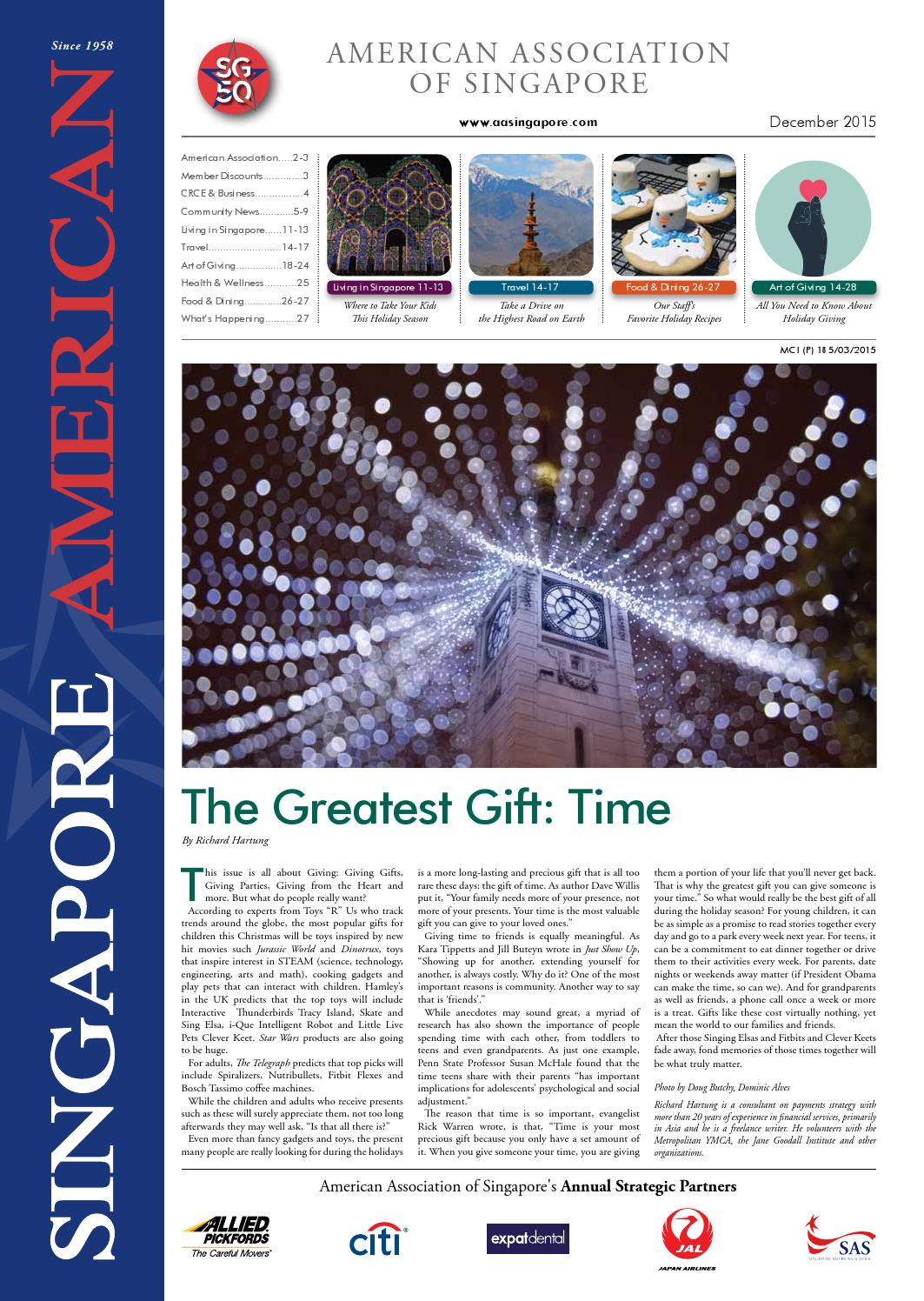 Singapore American Newspaper by American Association of Singapore - Issuu