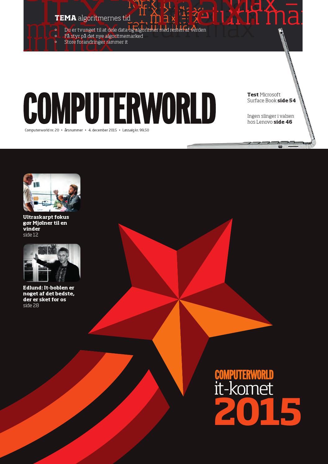 Computerworld it-komet 2015 / årsnummer 2015 by Computerworld A/S - Issuu