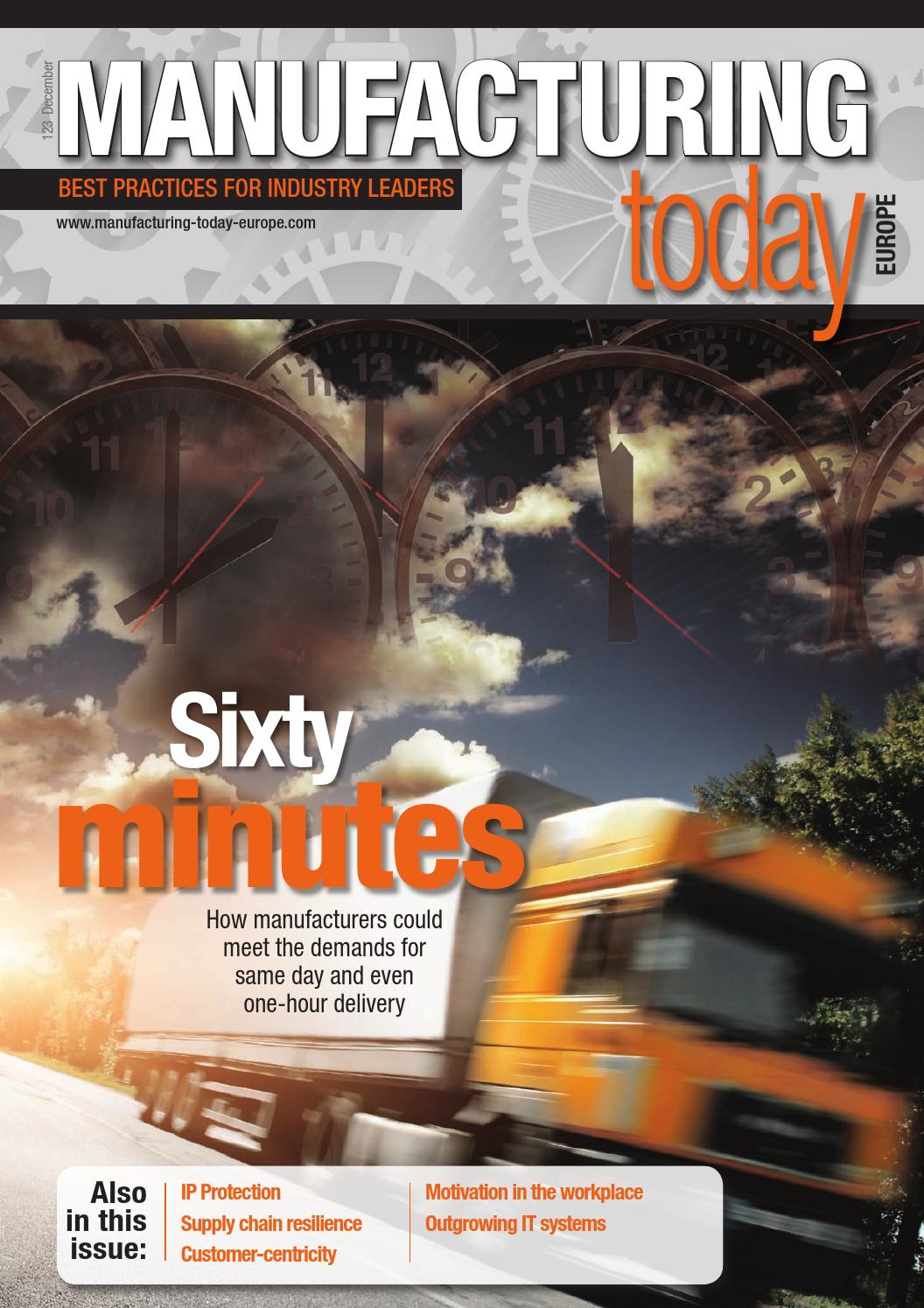 Manufacturing Today Europe issue 123 December 2015 by Finelight Media ...