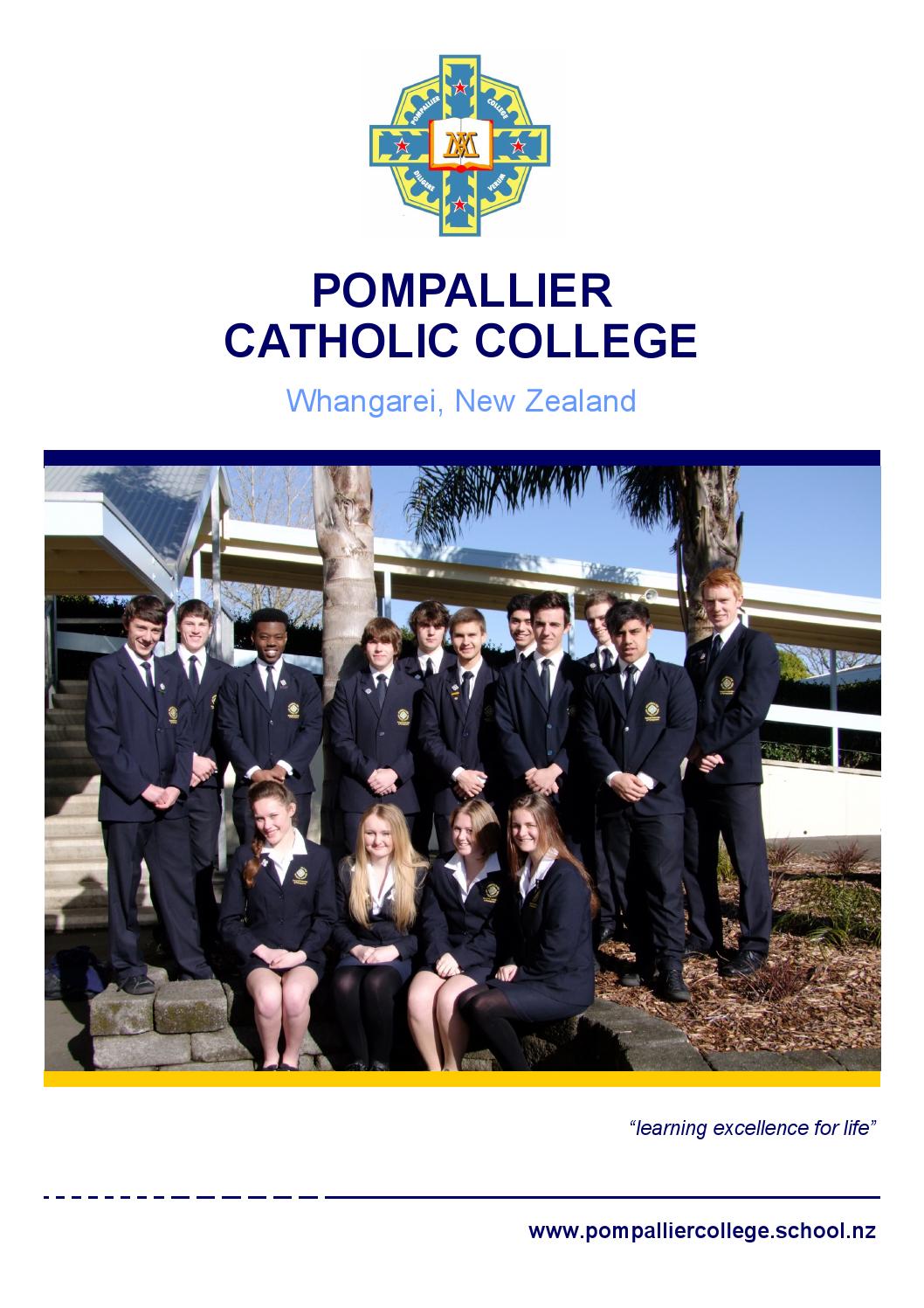 2015 brochure pompallier c college by Hermann Olberding - Issuu