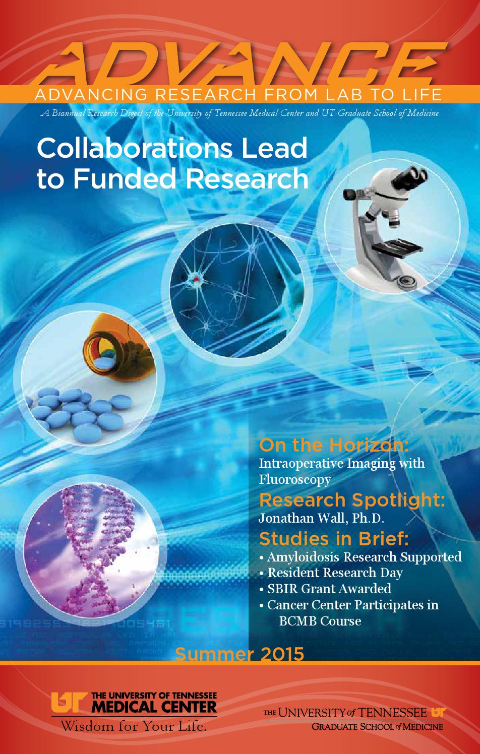 Advance Research Digest - Summer 2015 by Univ. of TN Graduate School of ...