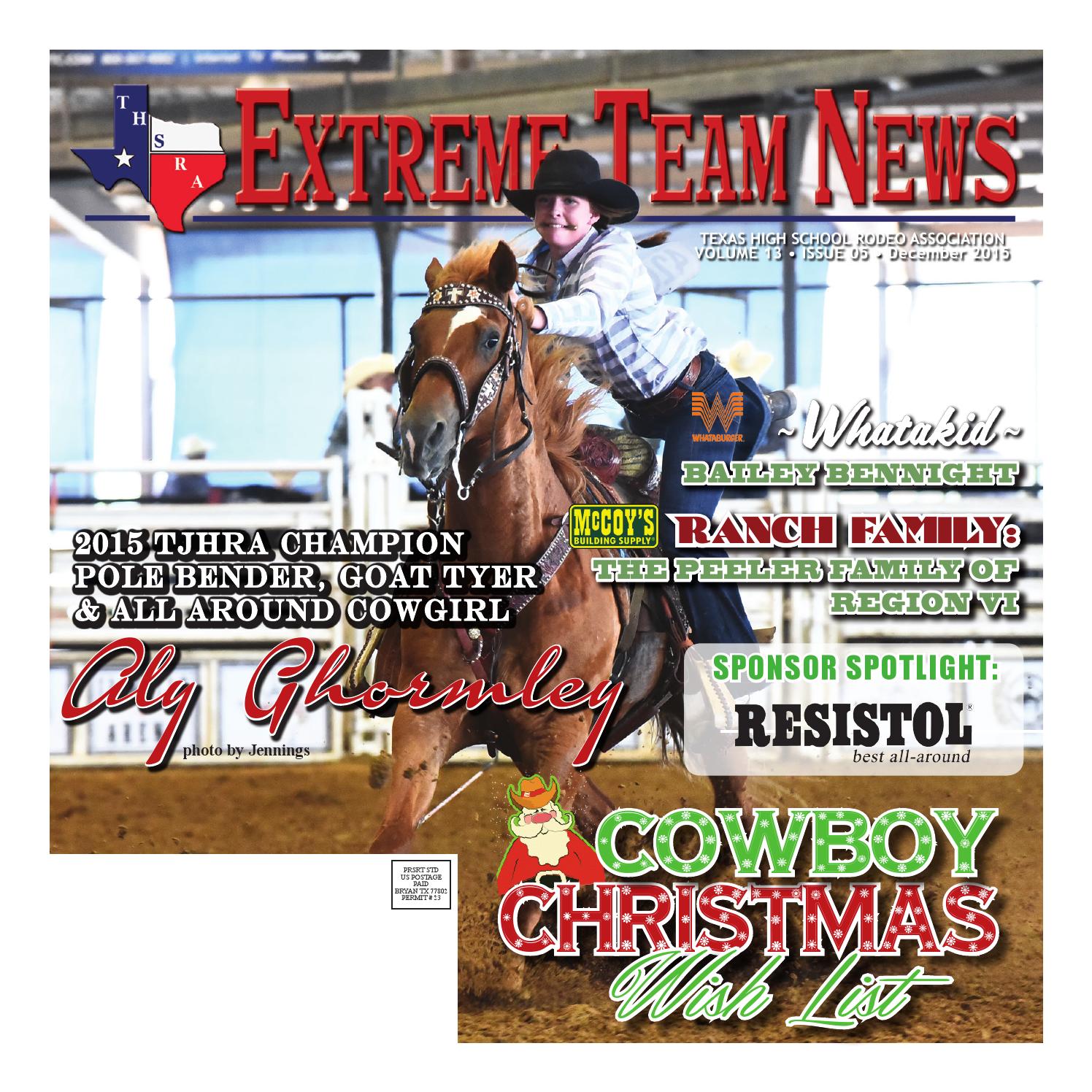 December 2015 Extreme Team News, Official News of Texas High School and ...
