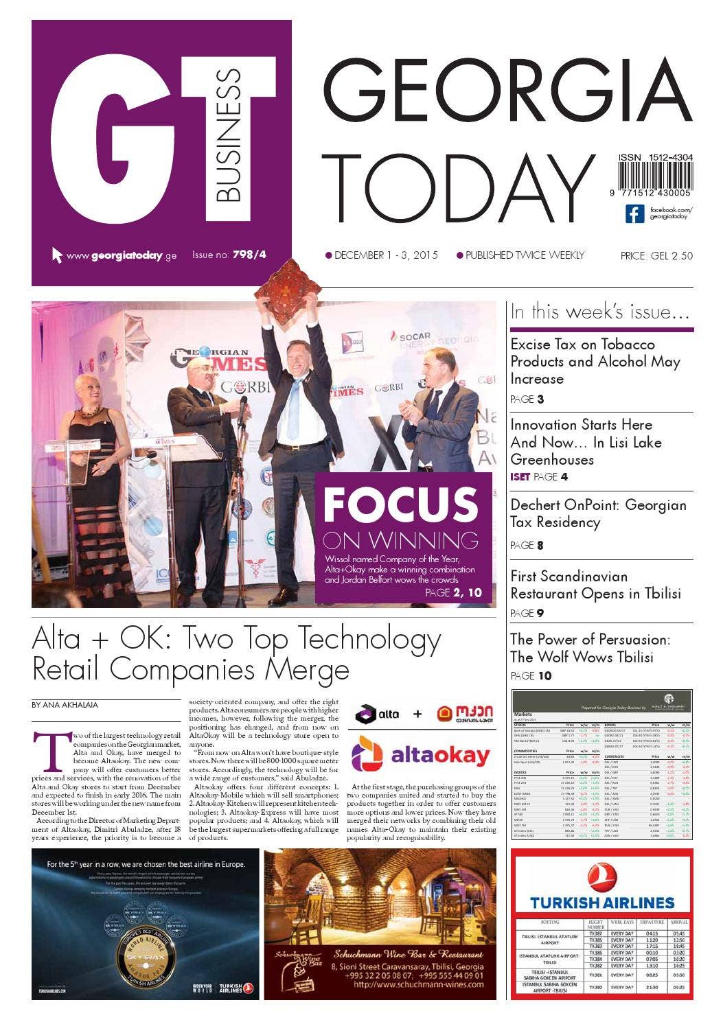 Issue #798 Business by Georgia Today - Issuu