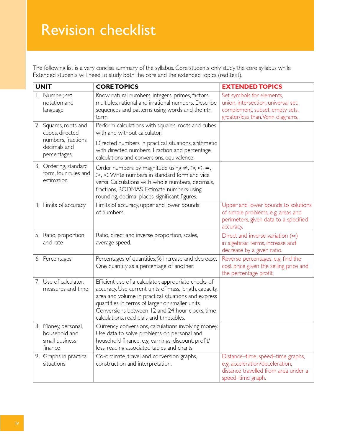 Preview Cambridge IGCSE Mathematics Revision Guide by Cambridge ...