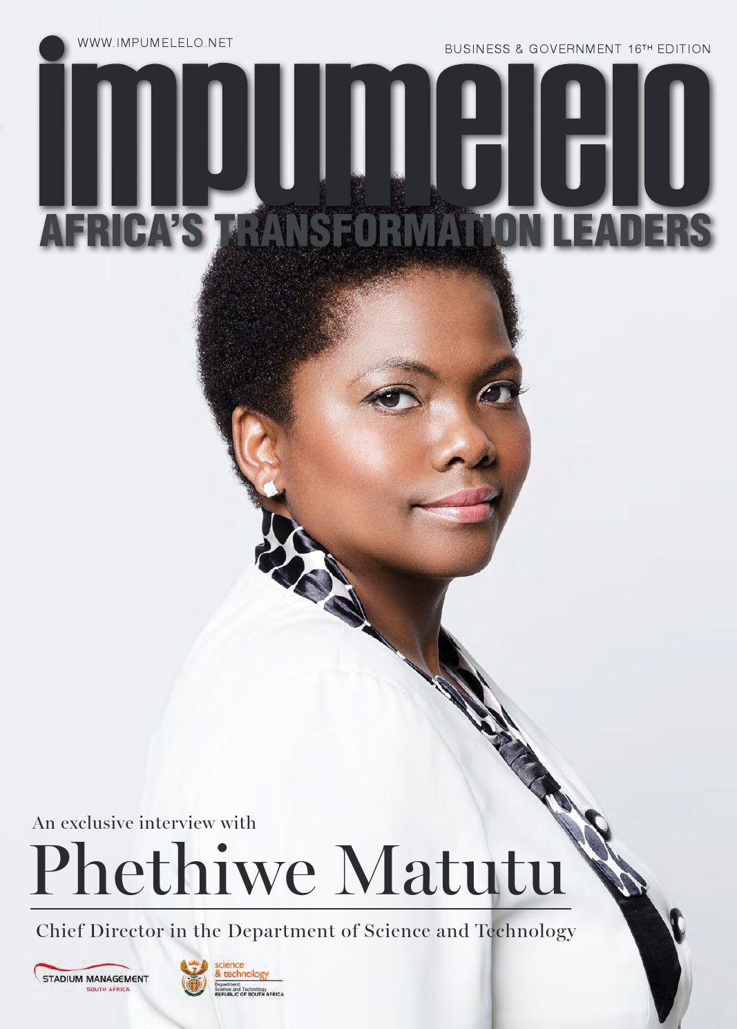 Impumelelo 16th Edition by Topco Media - Issuu