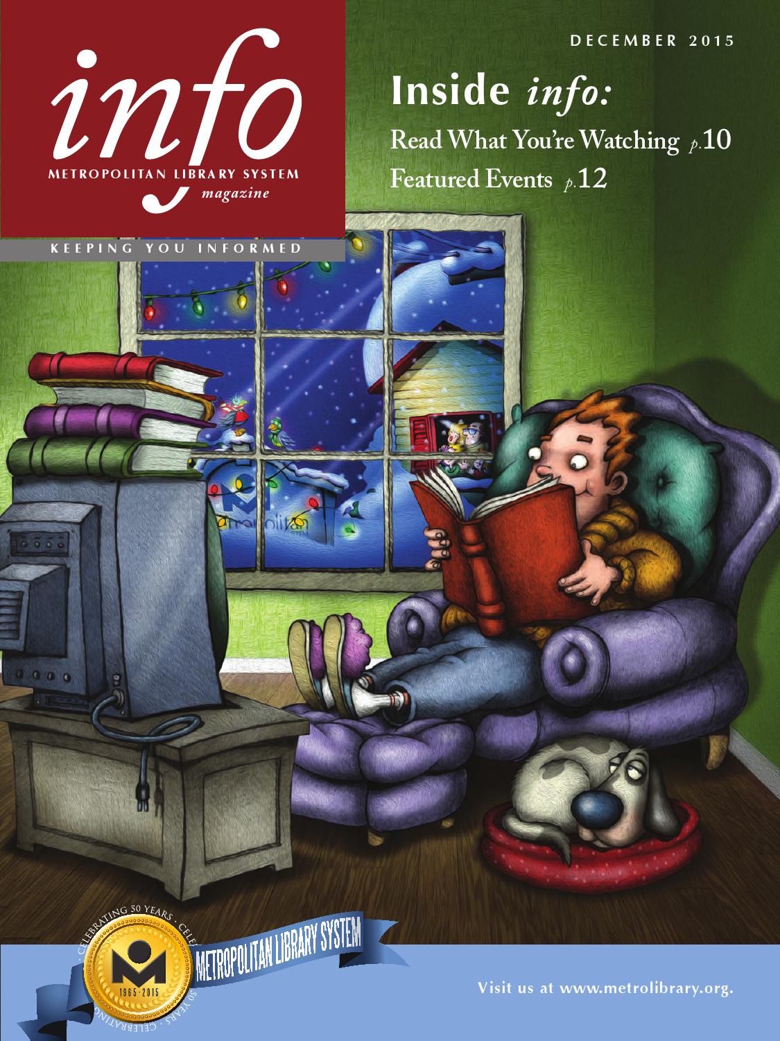 info Magazine - December 2015 by Metropolitan Library System Oklahoma ...