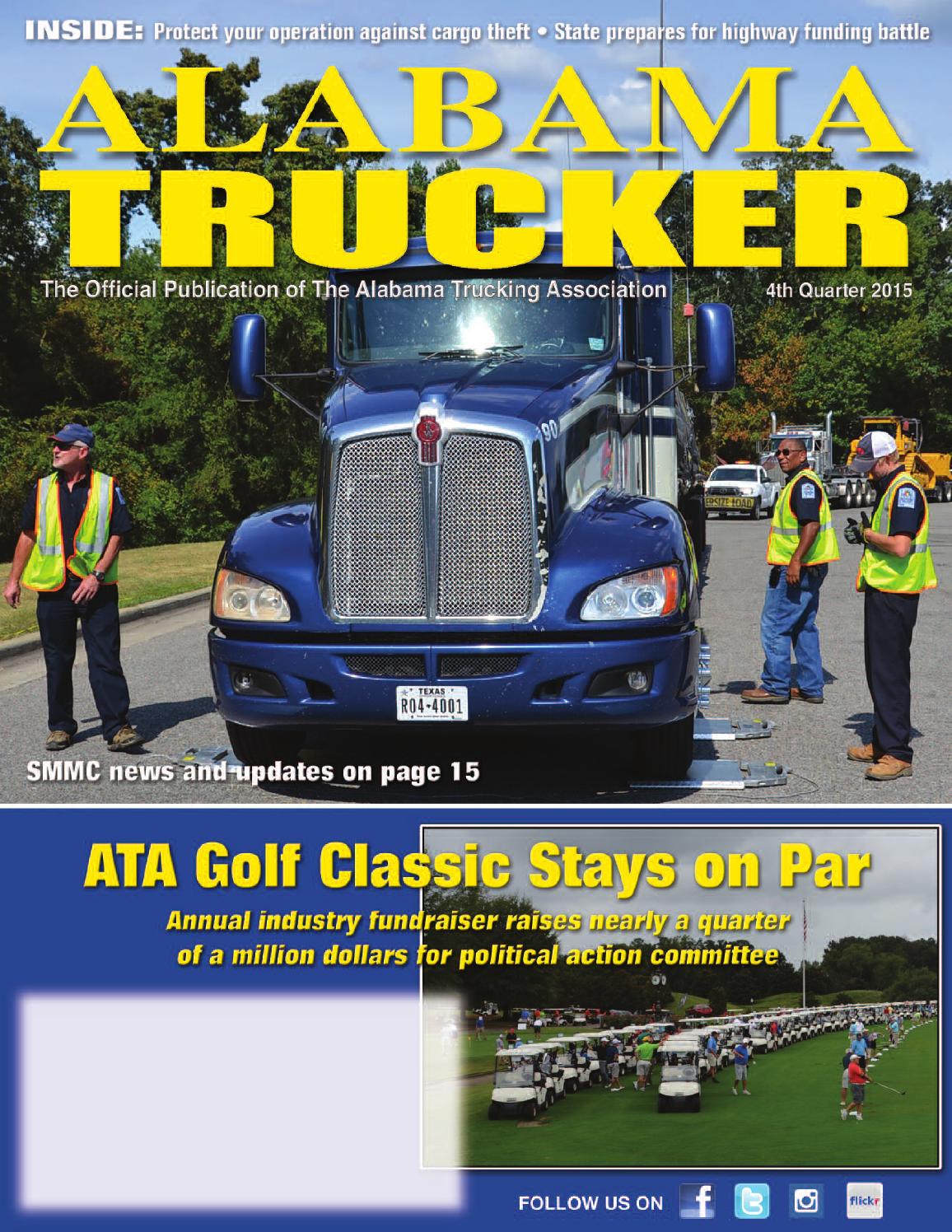 Alabama Trucker, 4th Quarter 2015 by Alabama Trucking Association - Issuu