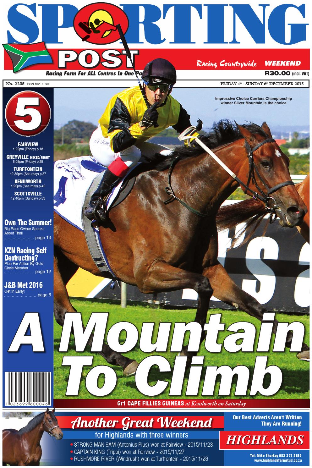 4-6 Dec #2205 Sporting Post by Sporting Post - Issuu