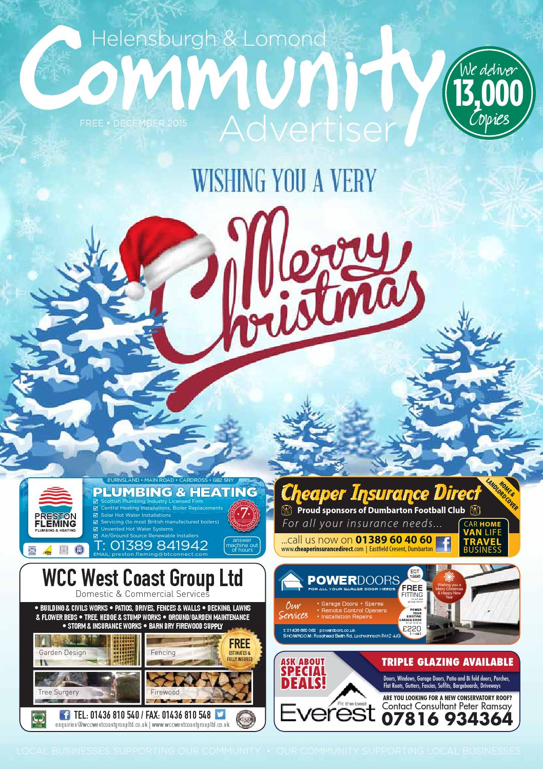 Community Advertiser (Helenbsurgh & Lomond December 2015) by Community ...