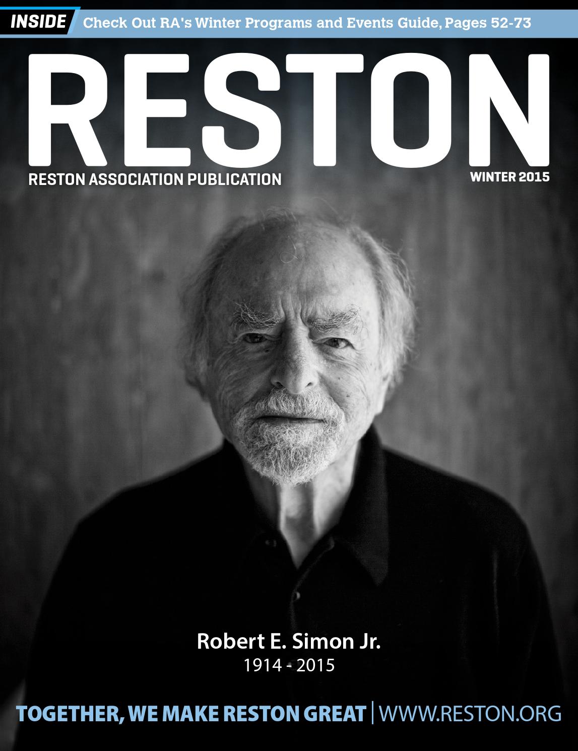 Reston Winter 2015 by Reston Association - Issuu
