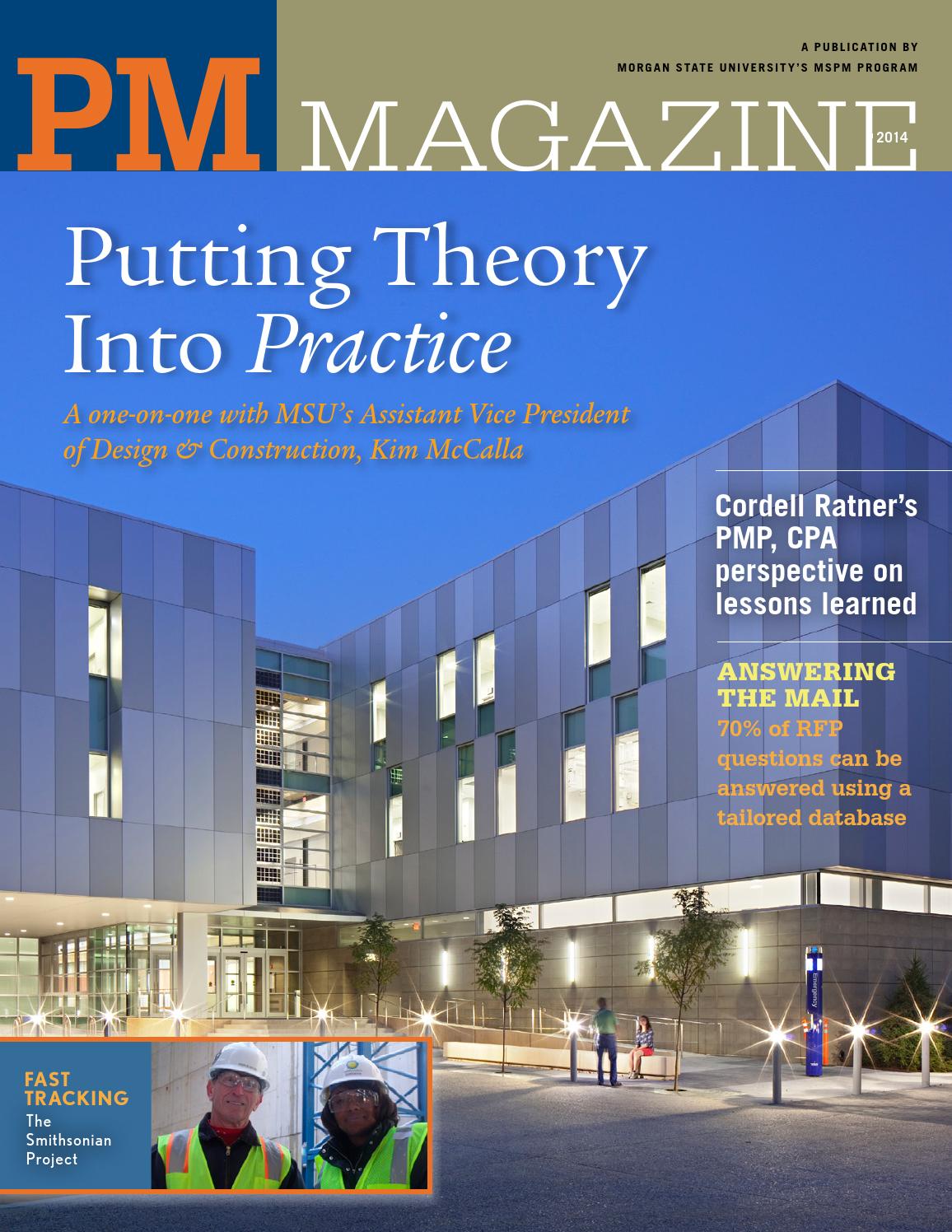 PM Magazine (Spring 2014) by Morgan State University - Issuu