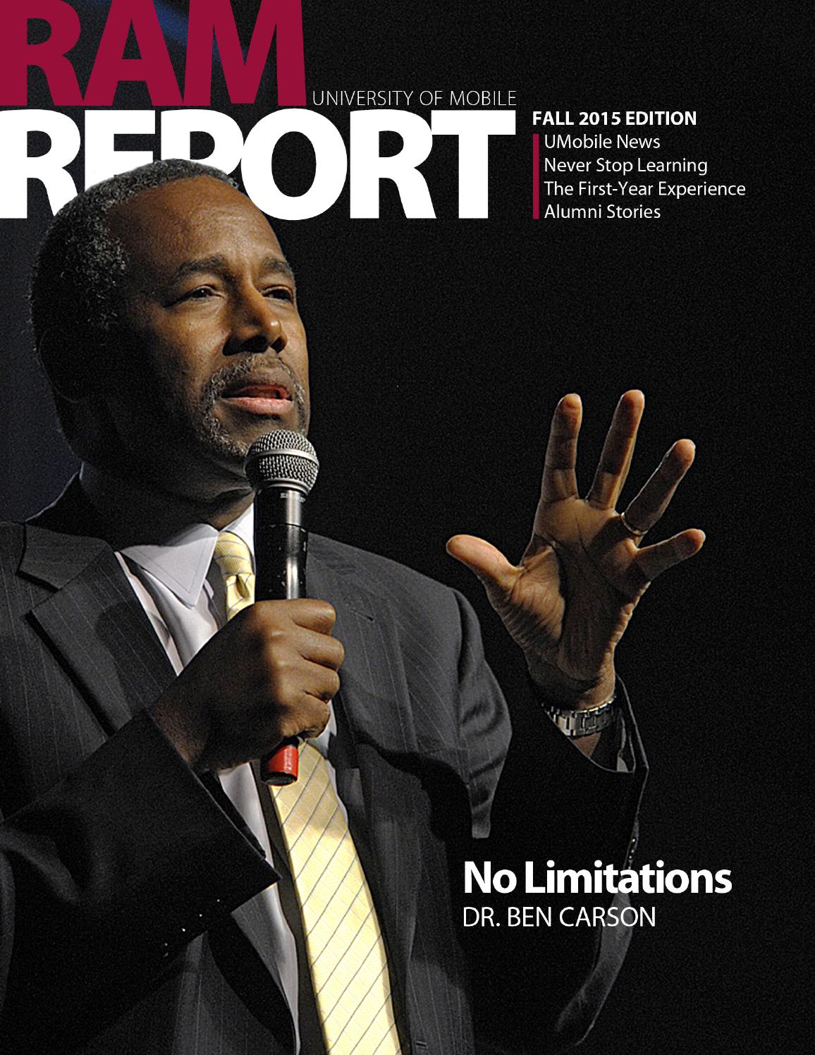 Ram Report Fall 2015 by University of Mobile - Issuu