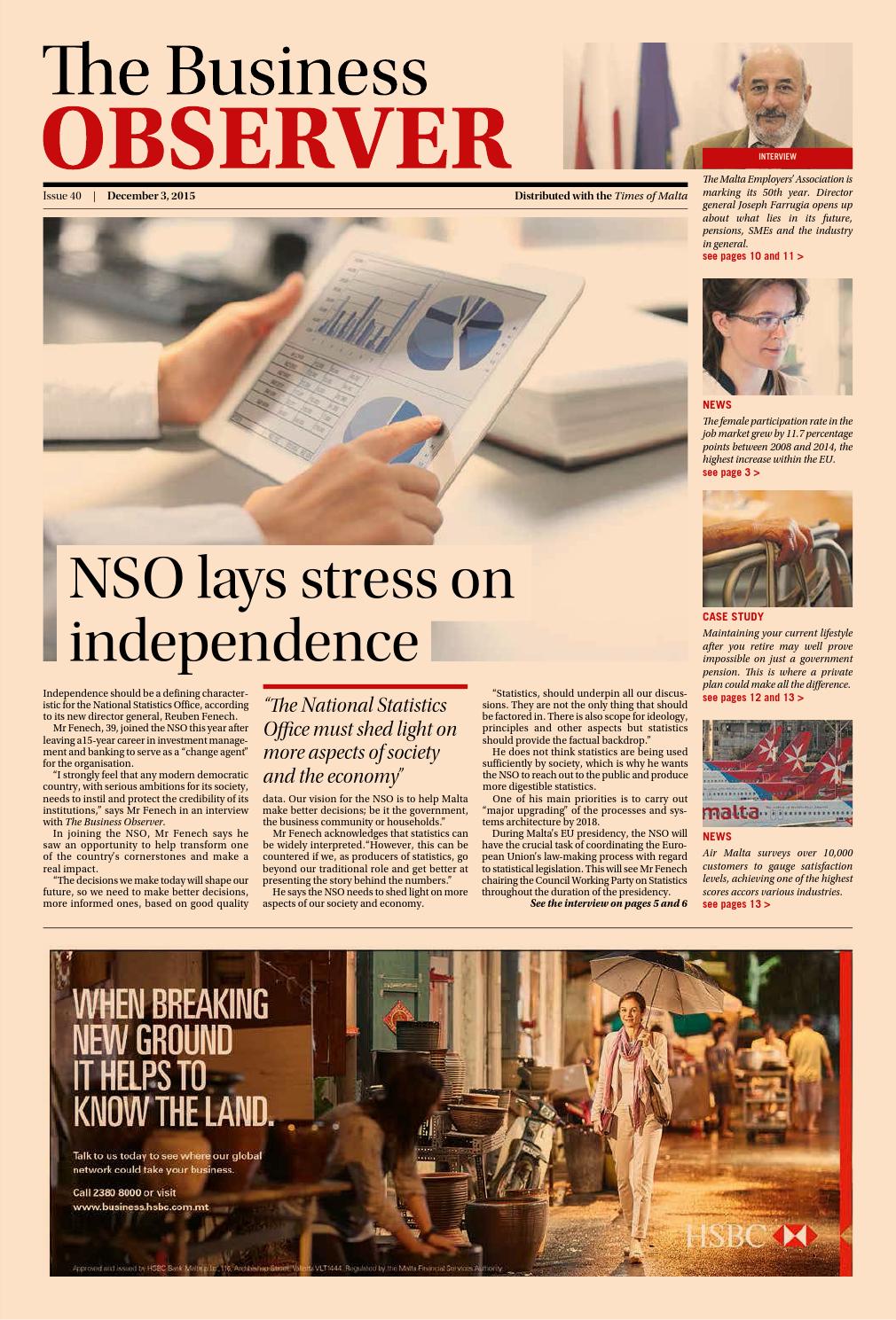 The Business Observer Newspaper 3rd December Issue by Content House ...