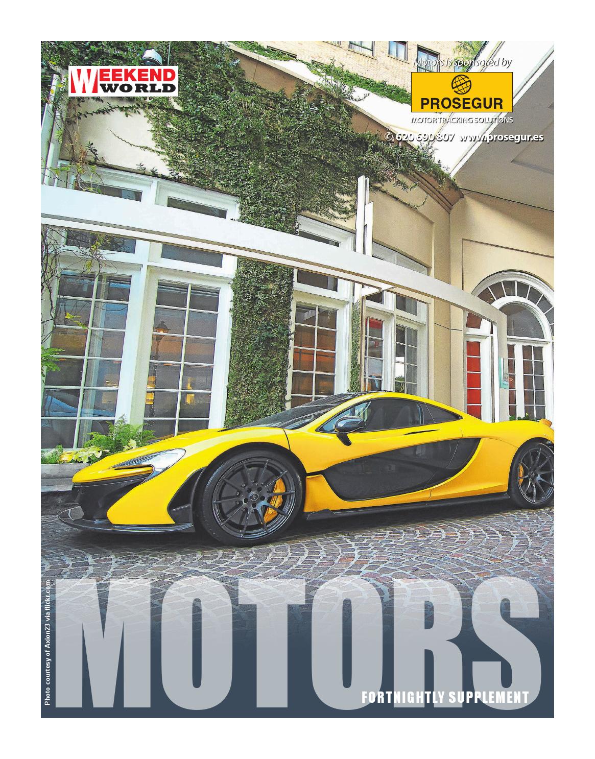 WEEKEND WORLD NEWSPAPER - MOTOR SUPPLEMENT by ClearVision Marketing - Issuu
