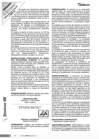 Vademecum cardiovascular y metabolico edifarm 2015 by Edifarm & Cía ...