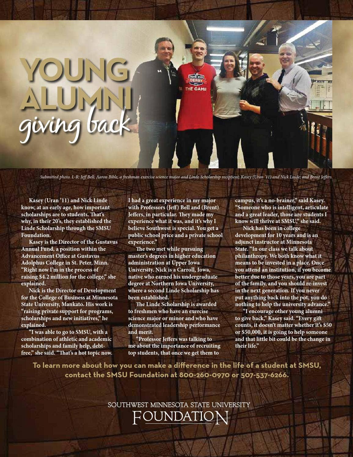 SMSU Foundation Honor Roll of Donors, 2014-15 by Southwest Minnesota ...