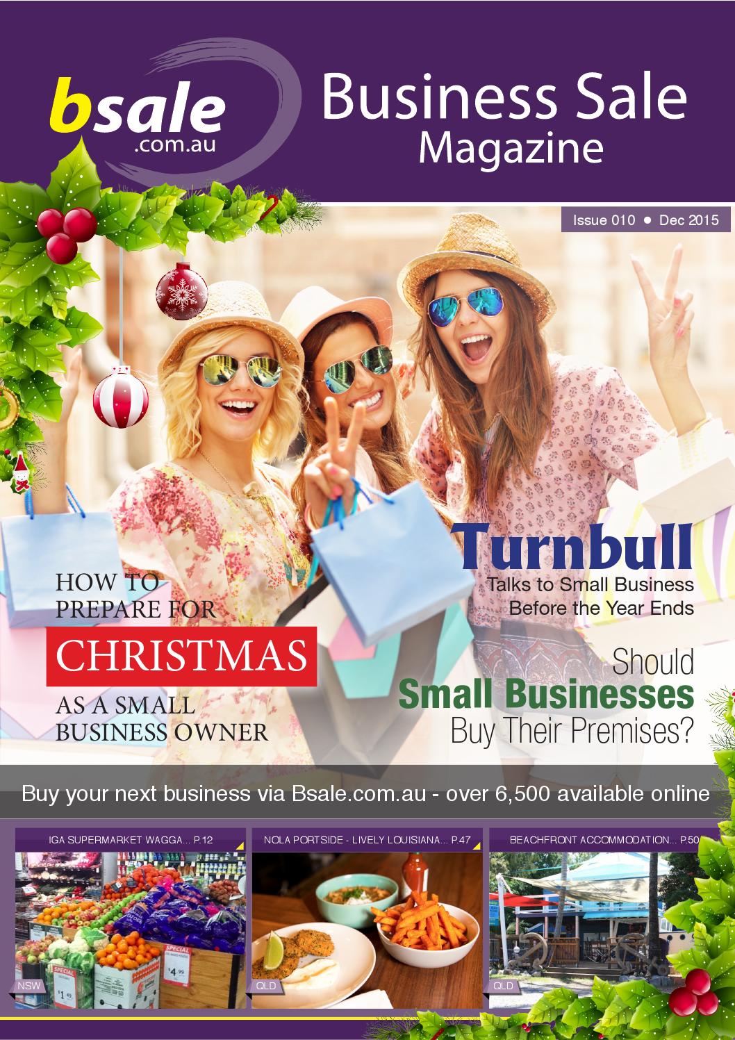 BSALE - Business Sale Magazine December 2015 by BSALE Australia - Issuu