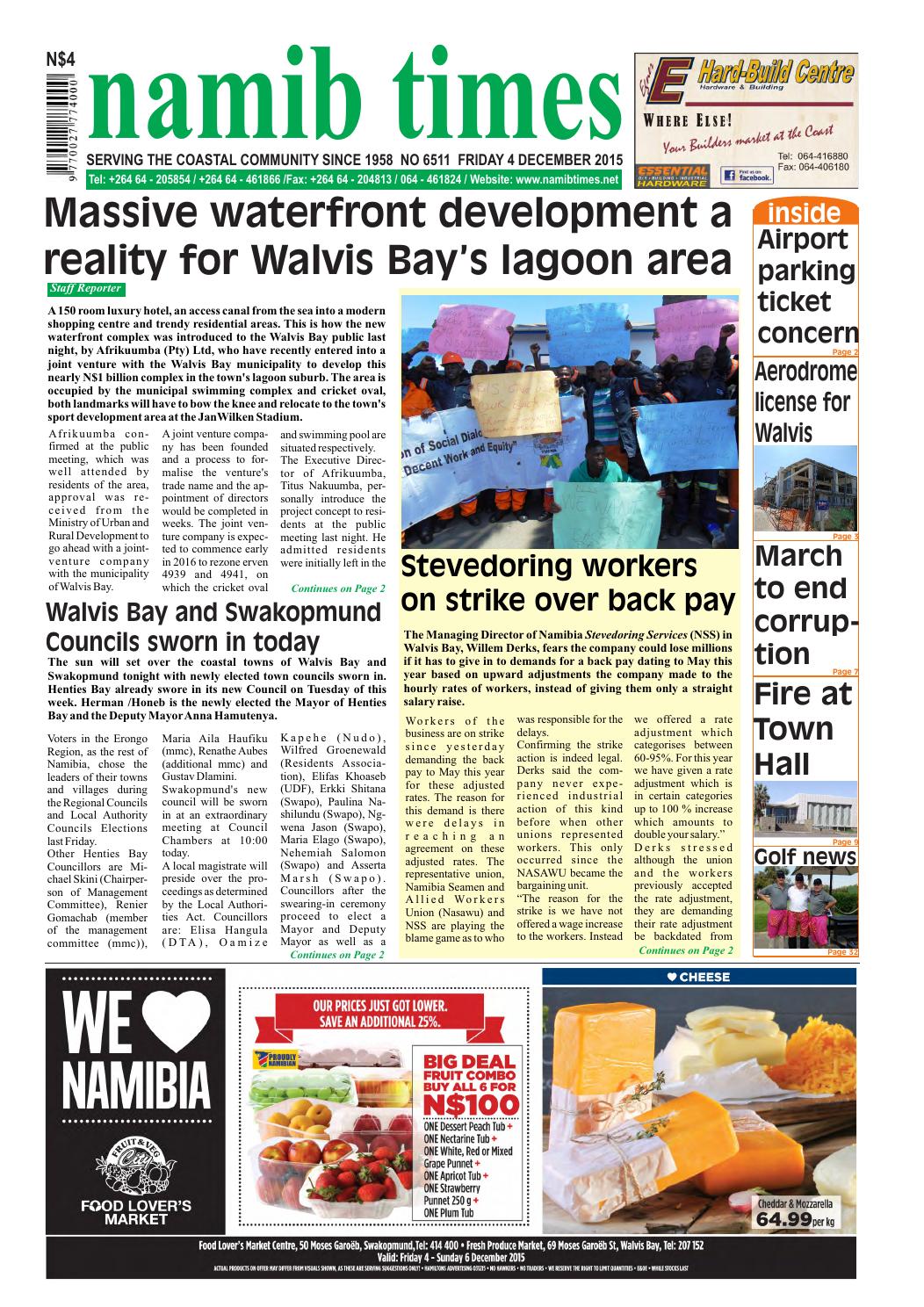 04 december namib times e edition by Namib Times Virtual - Issuu