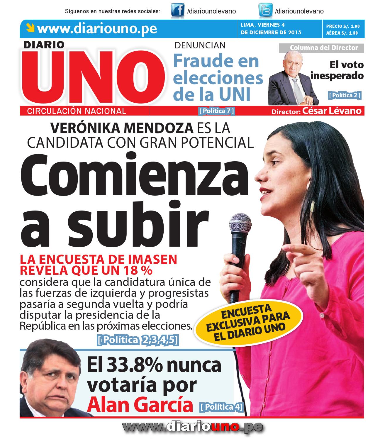 Diario UNO - 04 Diciembre 2015 by Diario UNO - Issuu