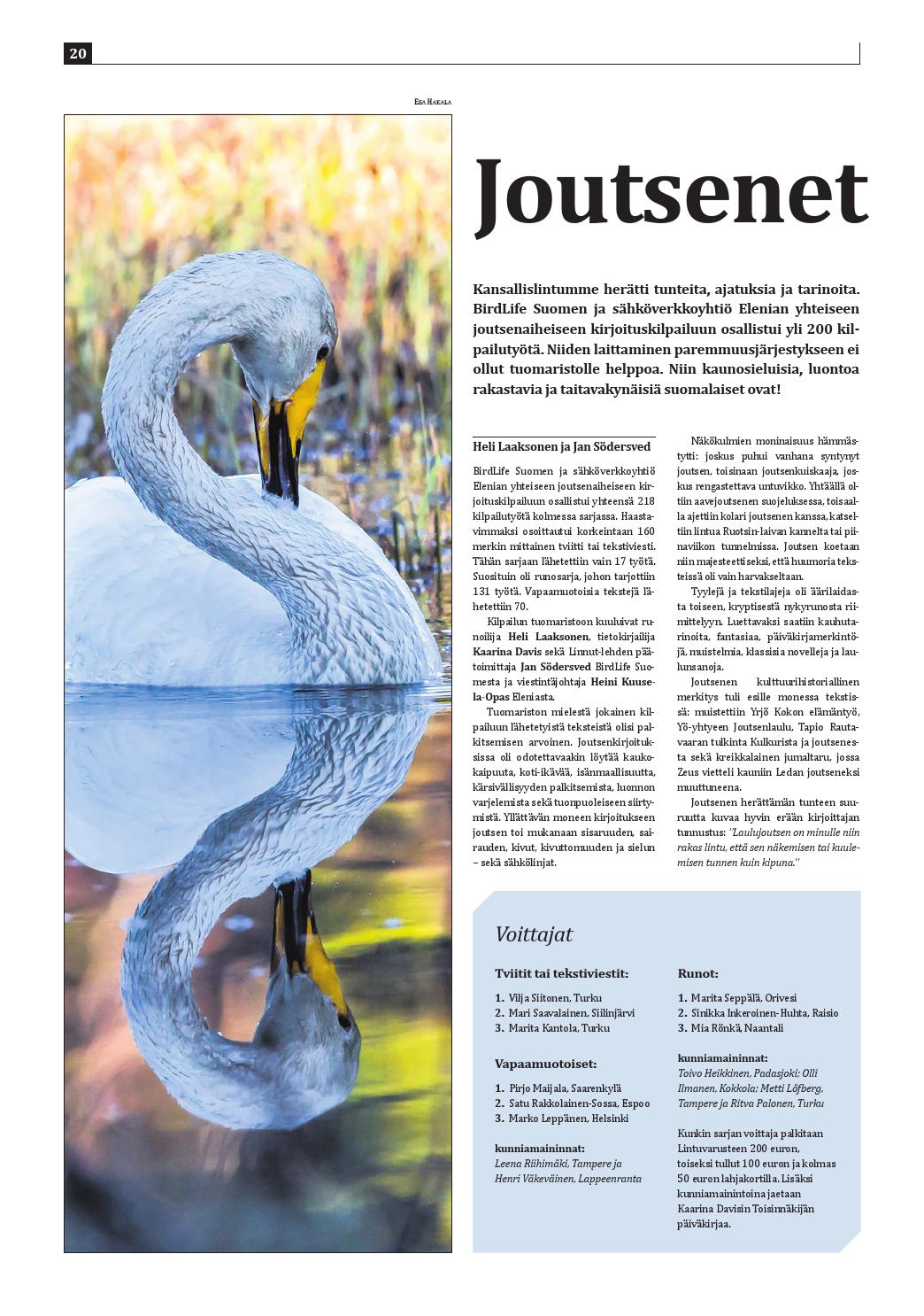 Tiira 4/15 by BirdLife Suomi - Issuu
