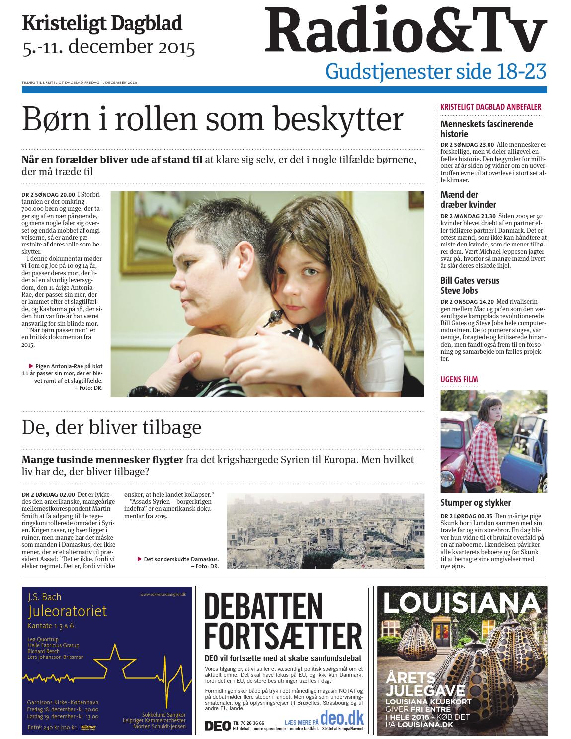 Kristeligt Dagblad, d. 4 december 2015 by Kristeligt Dagblad - Issuu