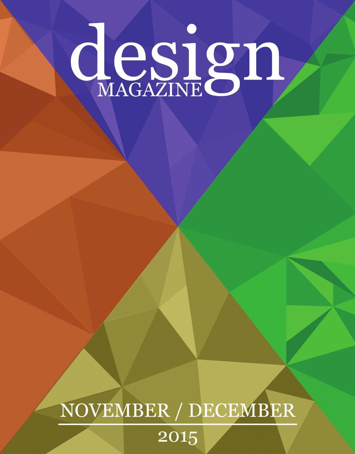 DESIGN MAGAZINE 26 (NOVEMBER/DECEMBER 2015) by DESIGN MAGAZINE - Issuu