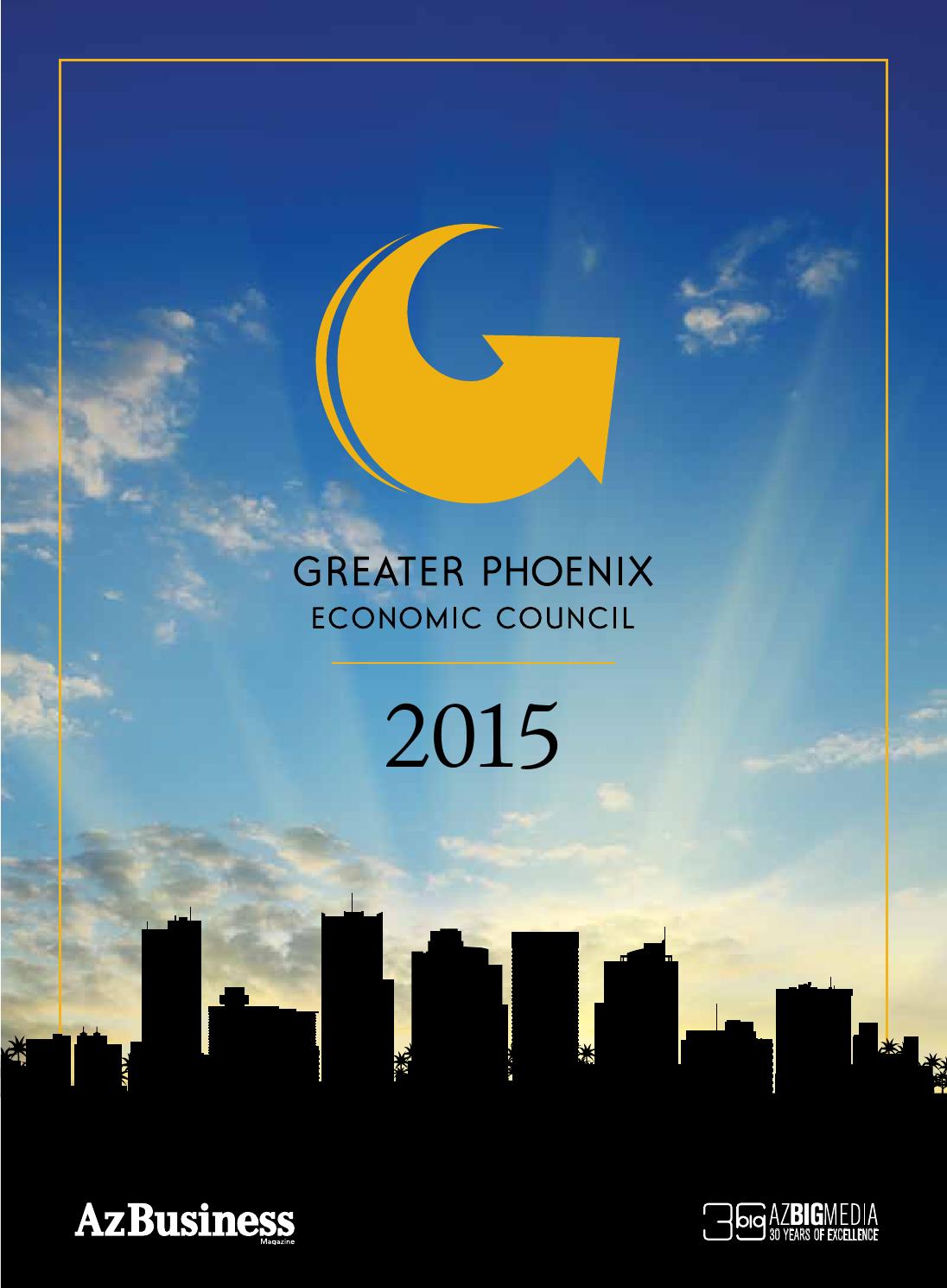 Greater Phoenix Economic Council 2015 by AZ Big Media - Issuu