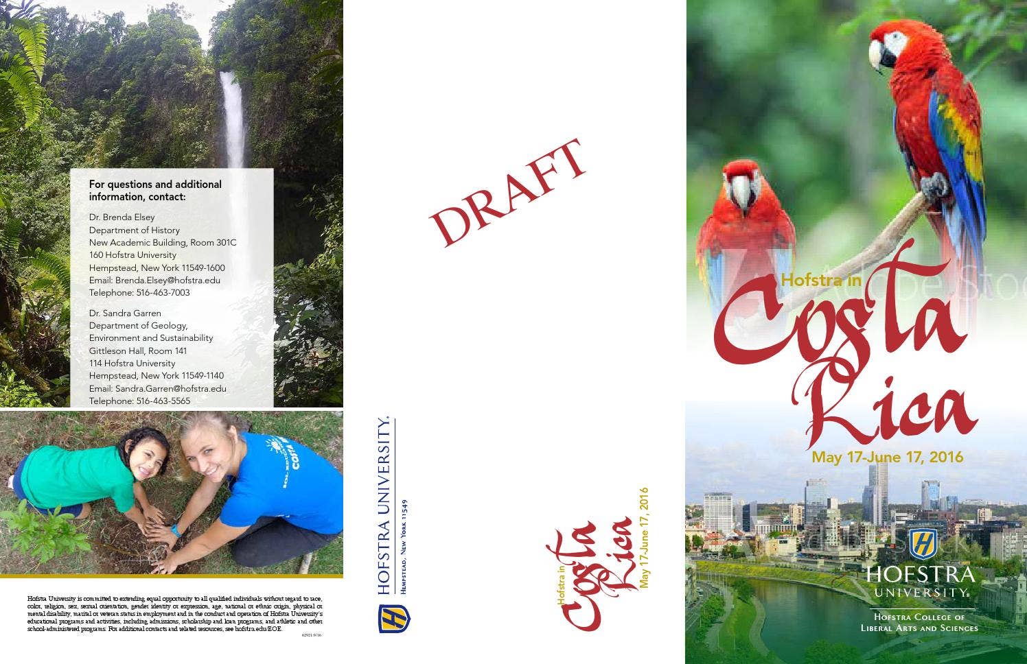 Costa Rica Brochure by Hofstra University - Issuu
