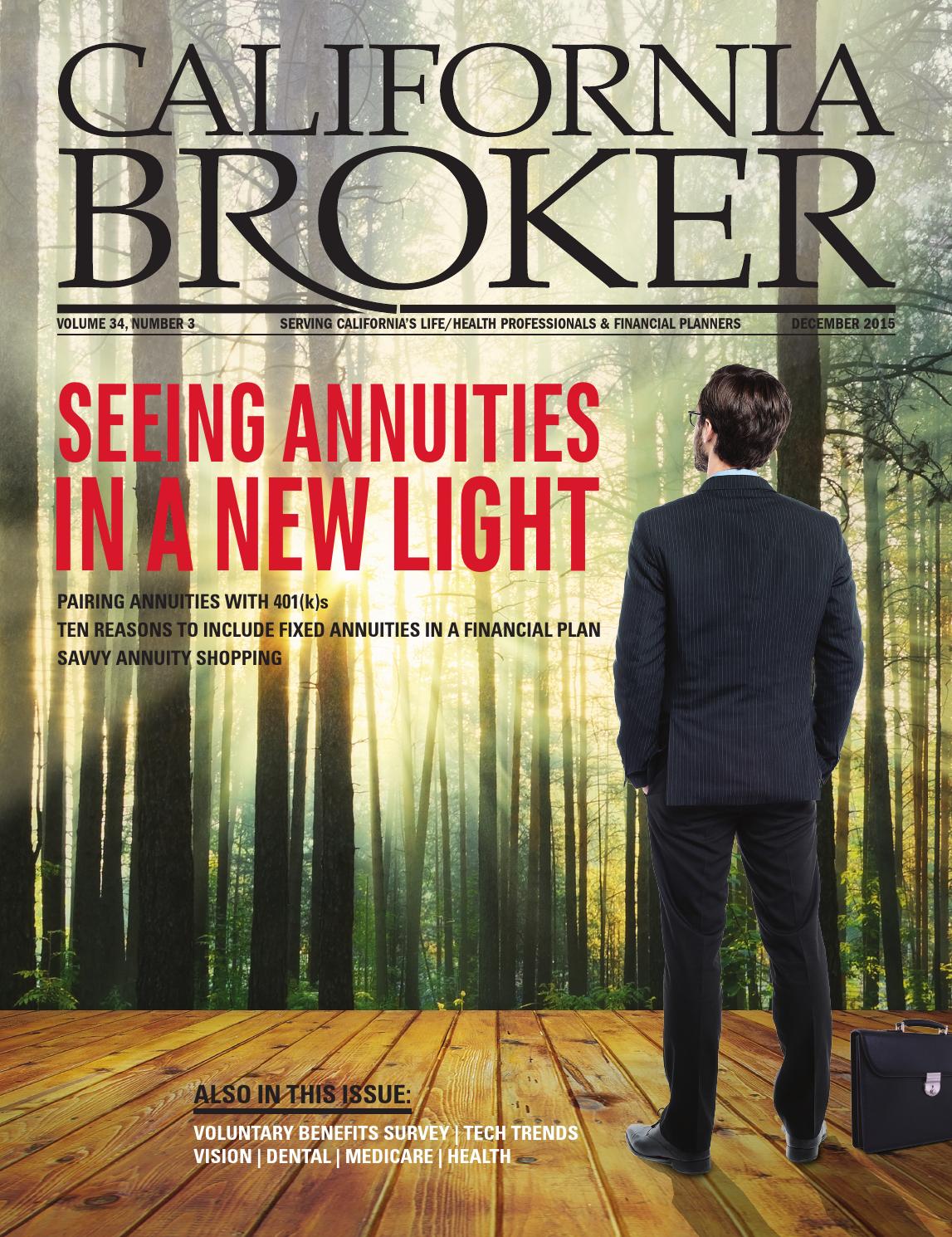 California broker dec 2015 rev by California Broker Magazine - Issuu
