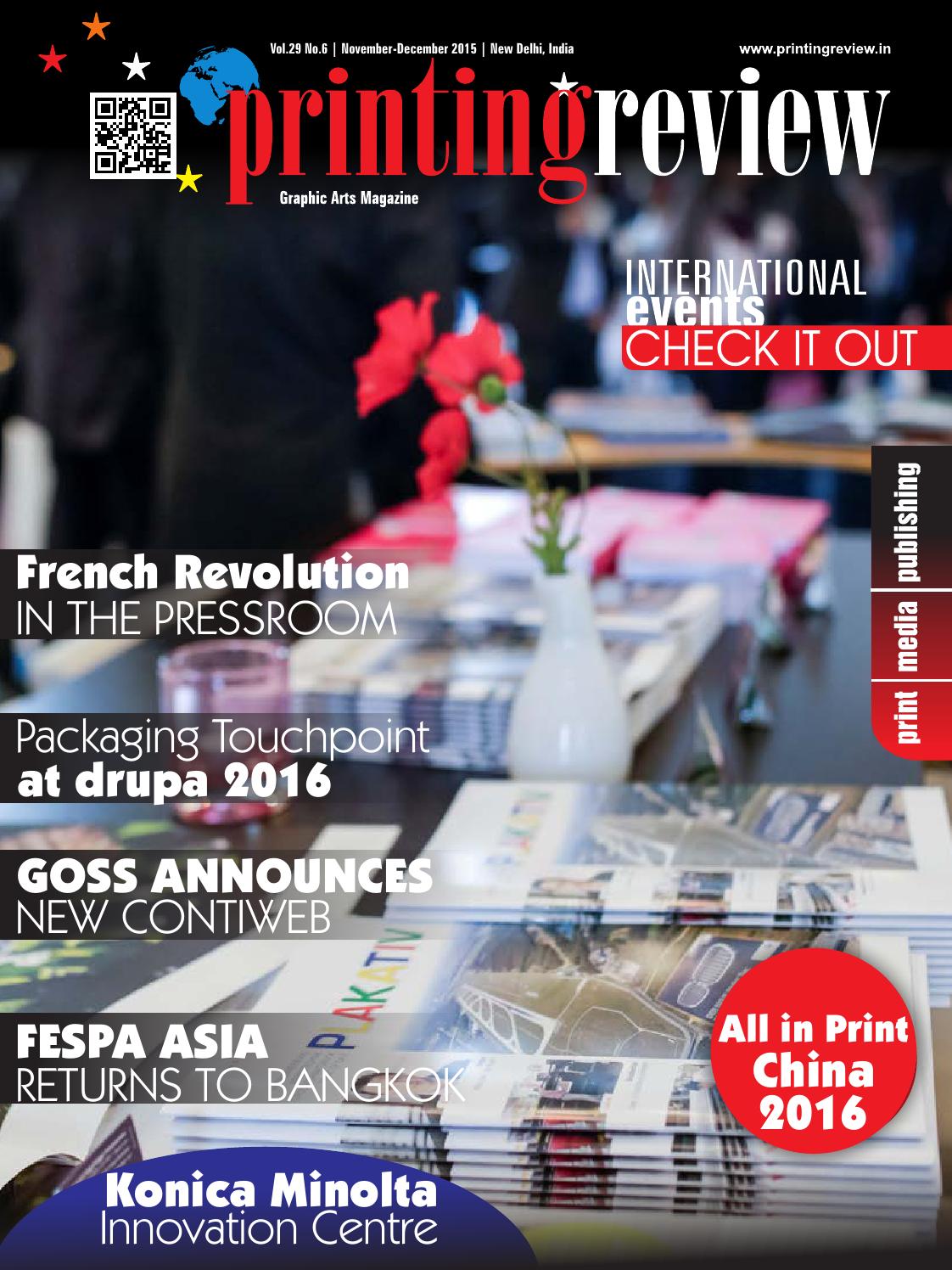 PRINTING REVIEW, November-December 2015 by Worldwide Publications - Issuu