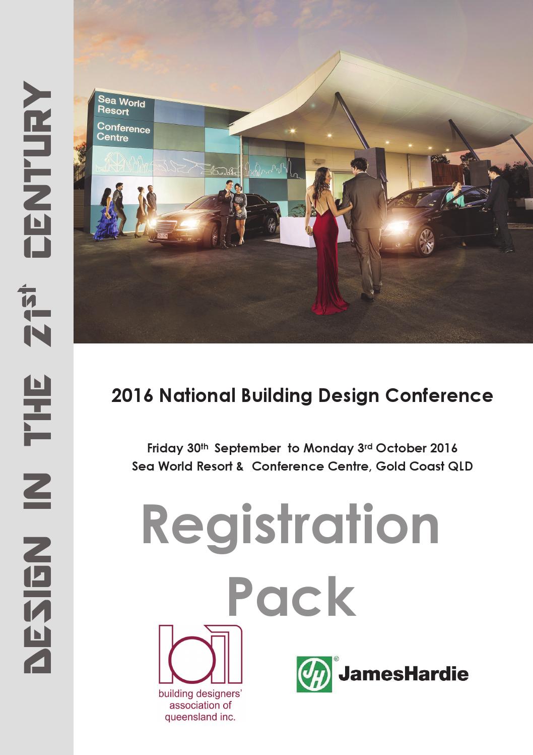 2016 National Building Design Conference Registration package by ...