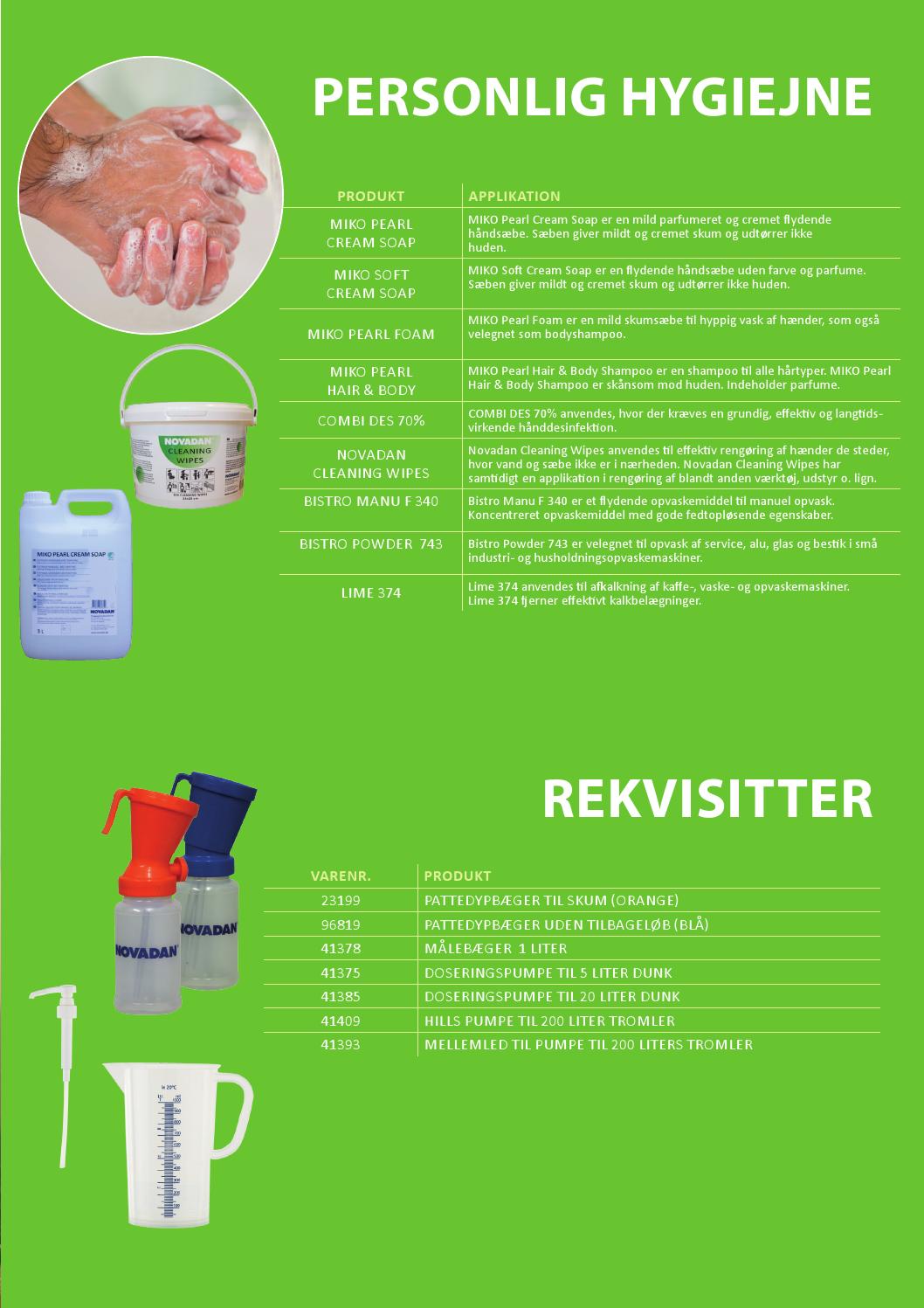 Rengøring og desinfektion by Novadan - Issuu