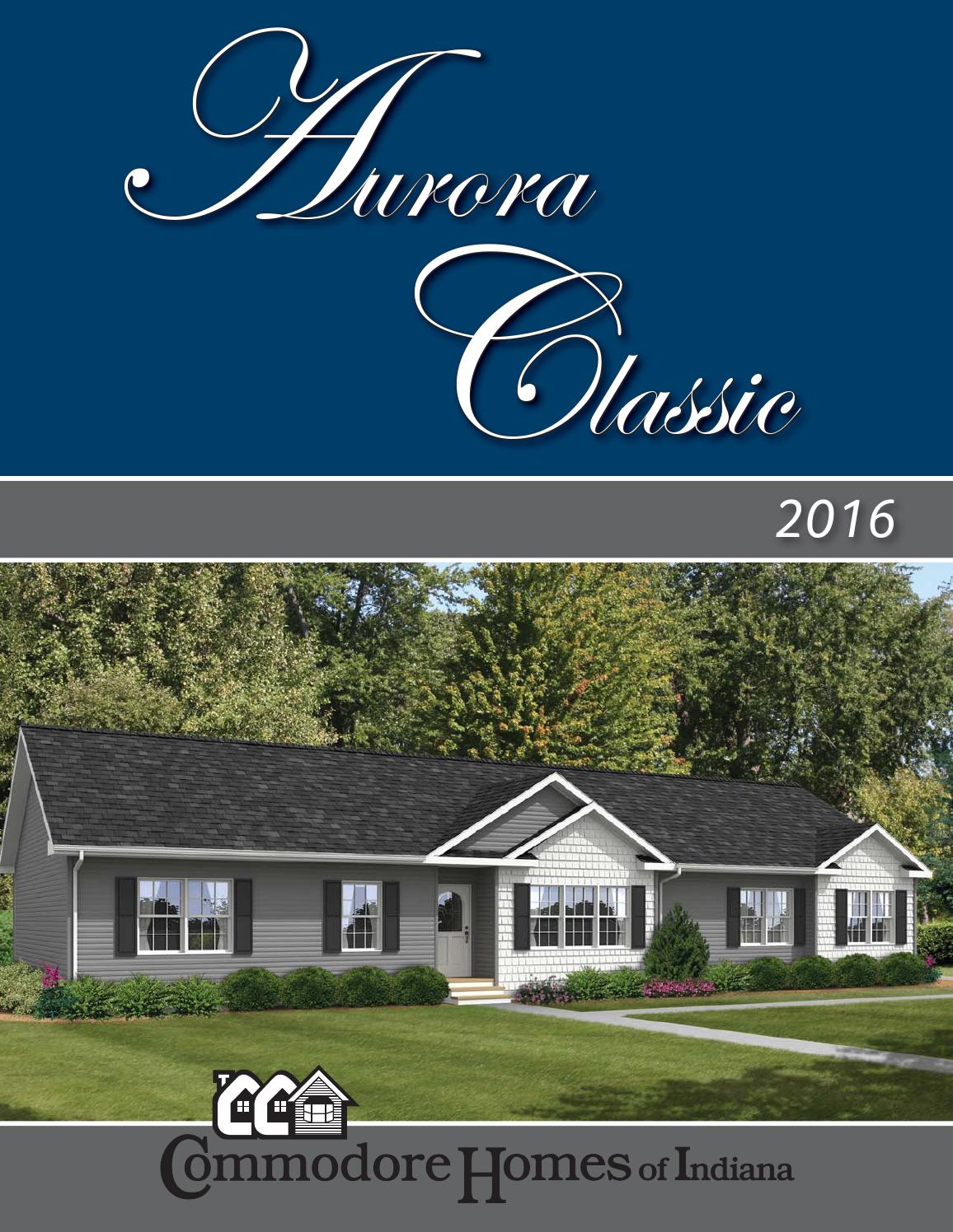Commodore Homes of Indiana Aurora Classic 2016 by Commodore Homes, LLC ...