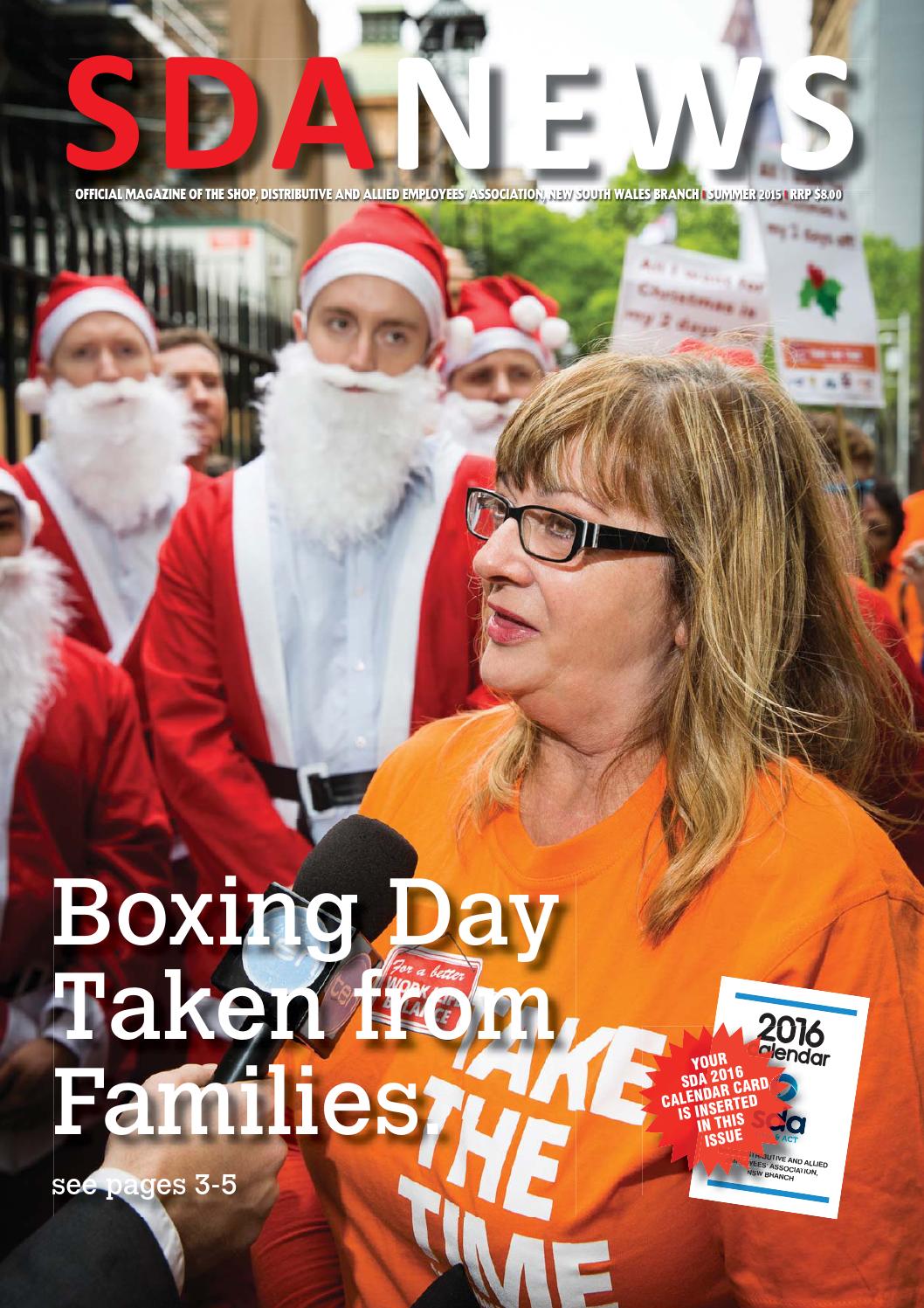 SDA News 2015 Summer by SDA NSW - Issuu