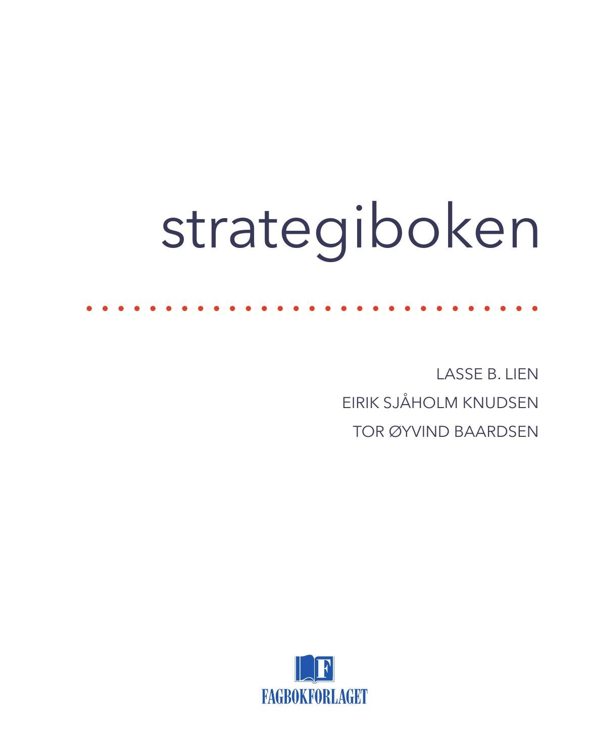 Strategiboken by Fagbokforlaget - Issuu