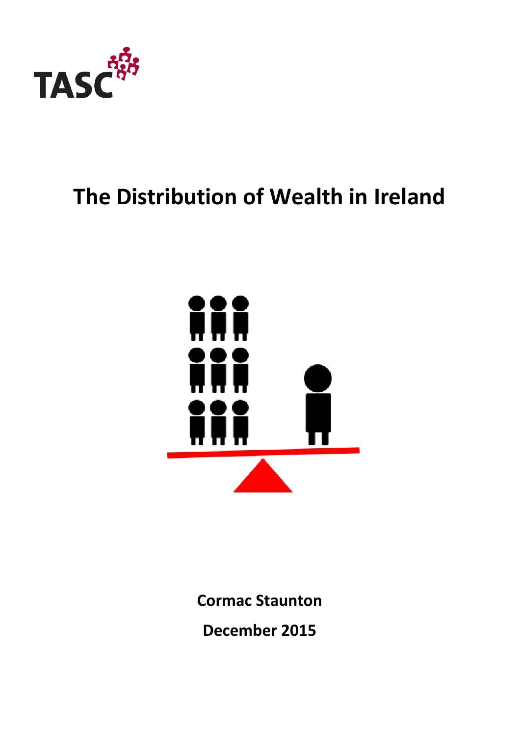 Tasc the distribution of wealth in ireland by TASC - Issuu