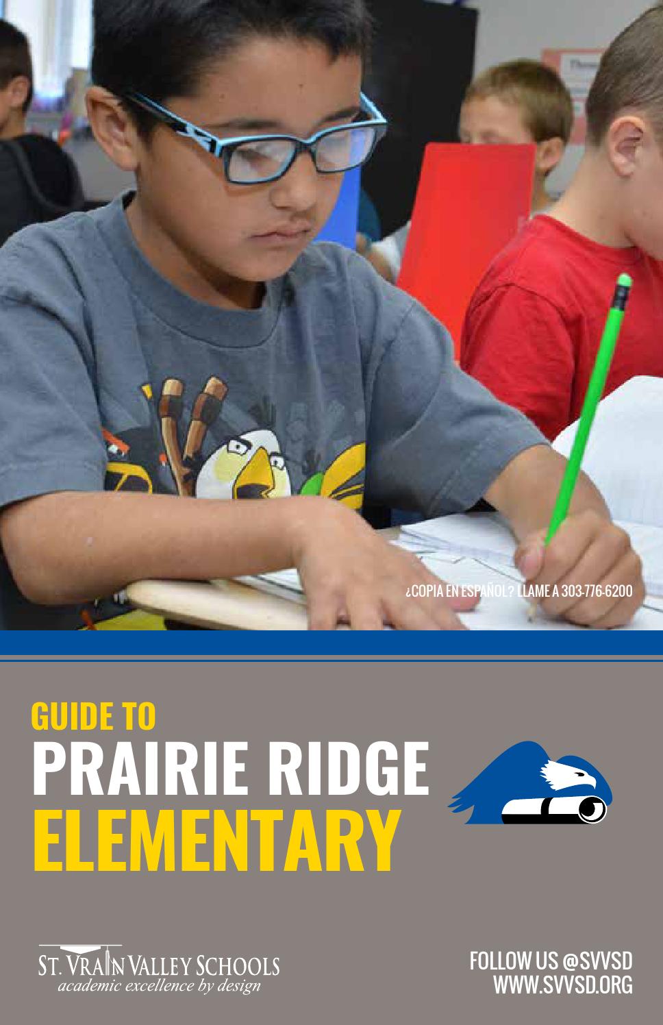 Prairie Ridge Elementary School by St.Vrain Valley School District - Issuu