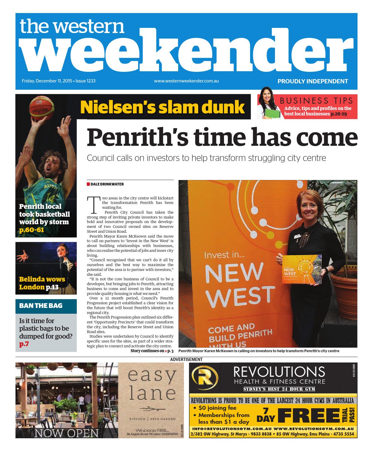 Western Weekender December 11 by Western Sydney Publishing Group - Issuu