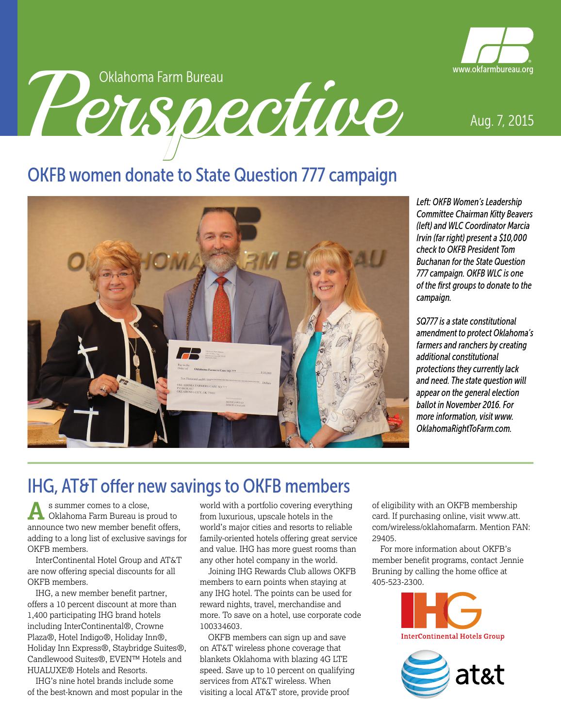 perspective okfb aug7 web by Oklahoma Farm Bureau - Issuu