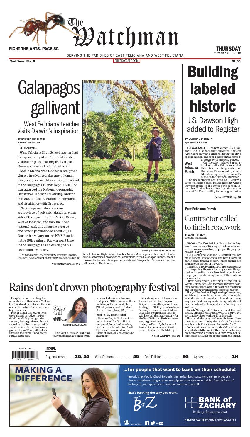 The Watchman 11-19-2015 by The Advocate - Issuu