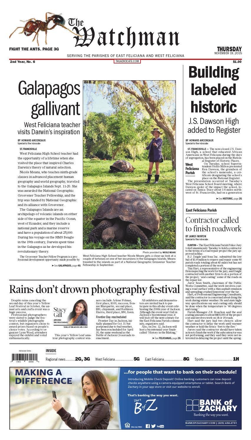 The Watchman 11-19-2015 by The Advocate - Issuu