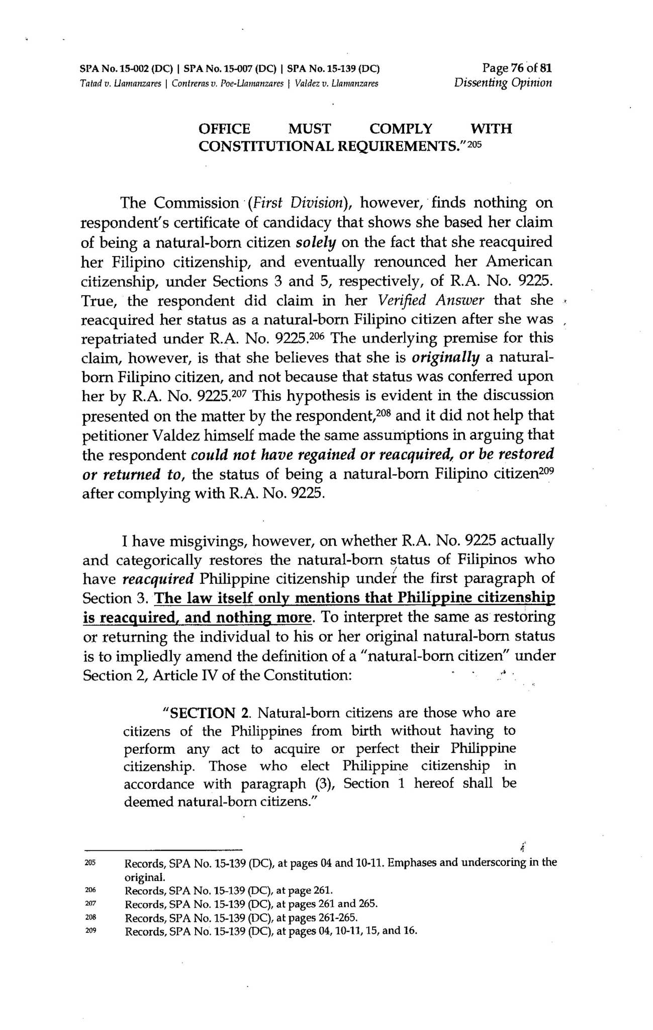 POE-LLAMANZARES - OMNIBUS RESOLUTION 12.11.15 (First Division) by ...