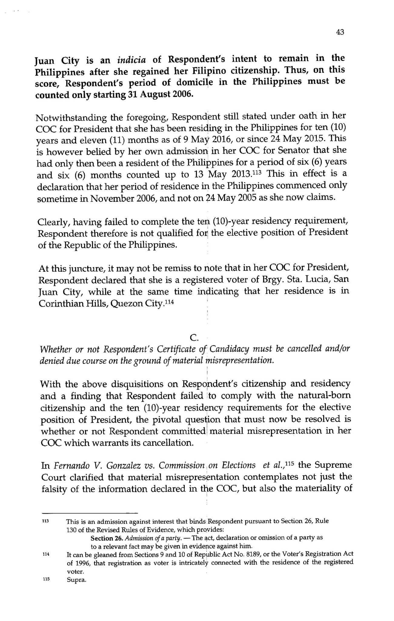 POE-LLAMANZARES - OMNIBUS RESOLUTION 12.11.15 (First Division) by ...