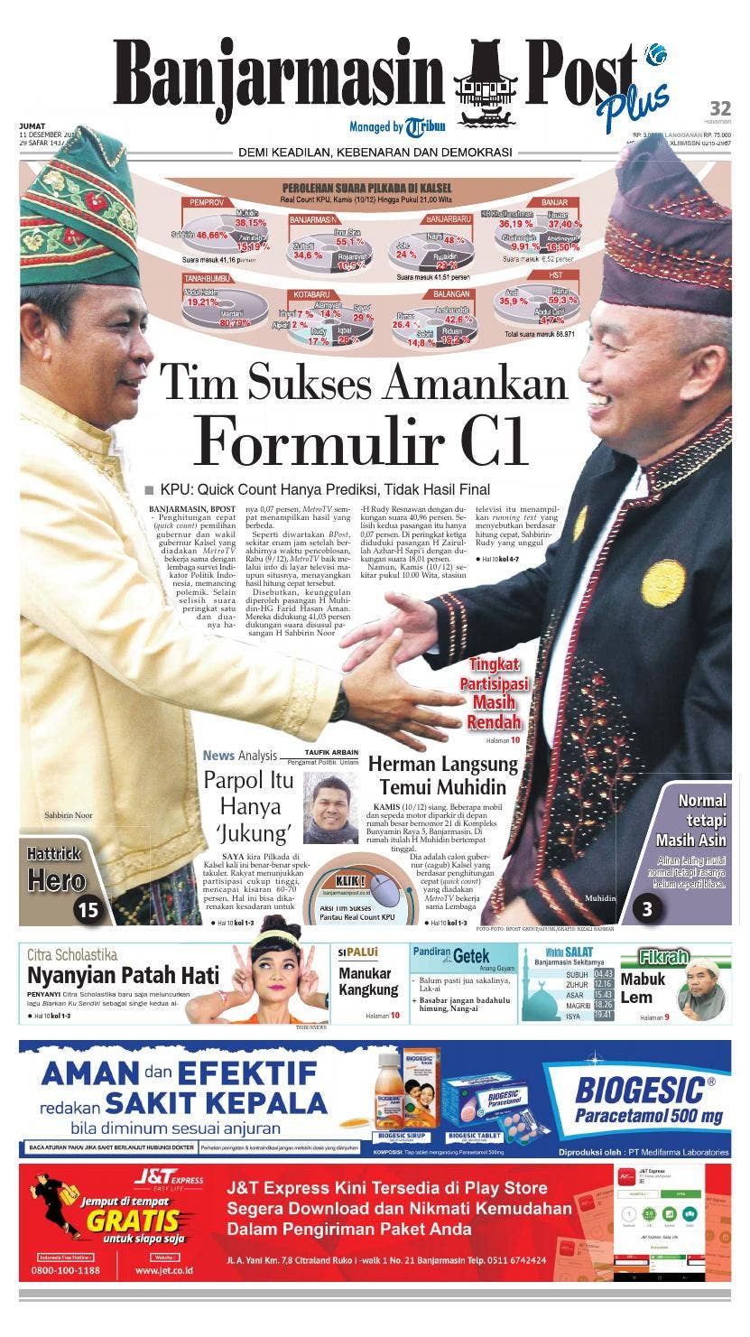 Banjarmasin Post Jumat 11 Desember 2015 by Banjarmasin Post - Issuu