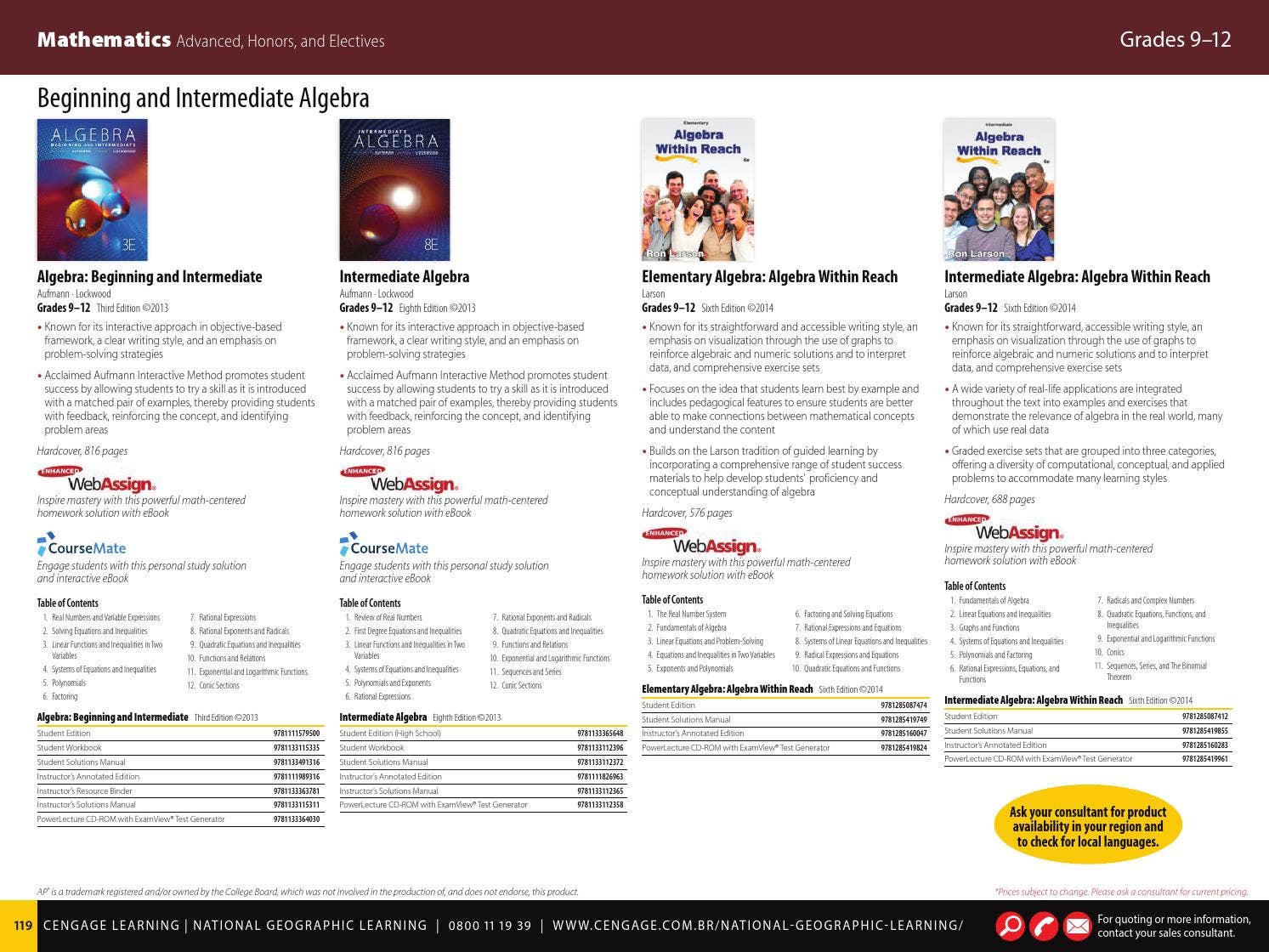 Cengage Learning | National Geographic Learning PreK-12 Catalog 2015-16 ...