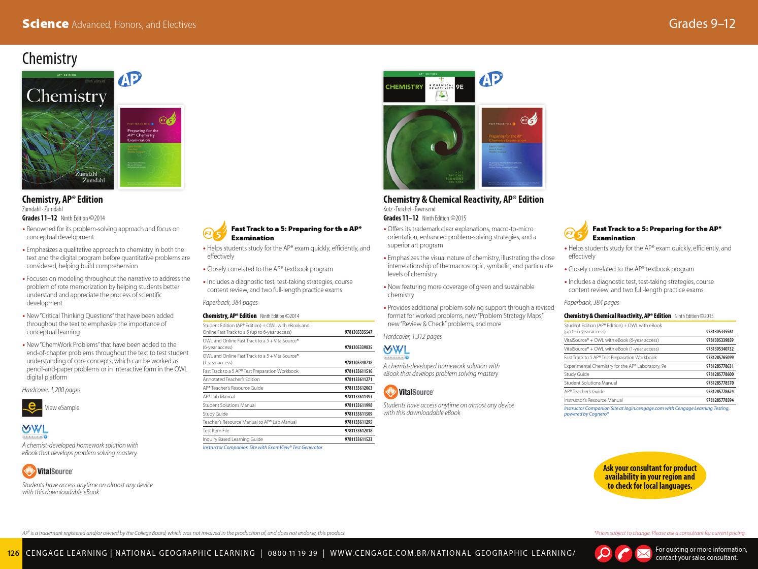 Cengage Learning | National Geographic Learning PreK-12 Catalog 2015-16 ...
