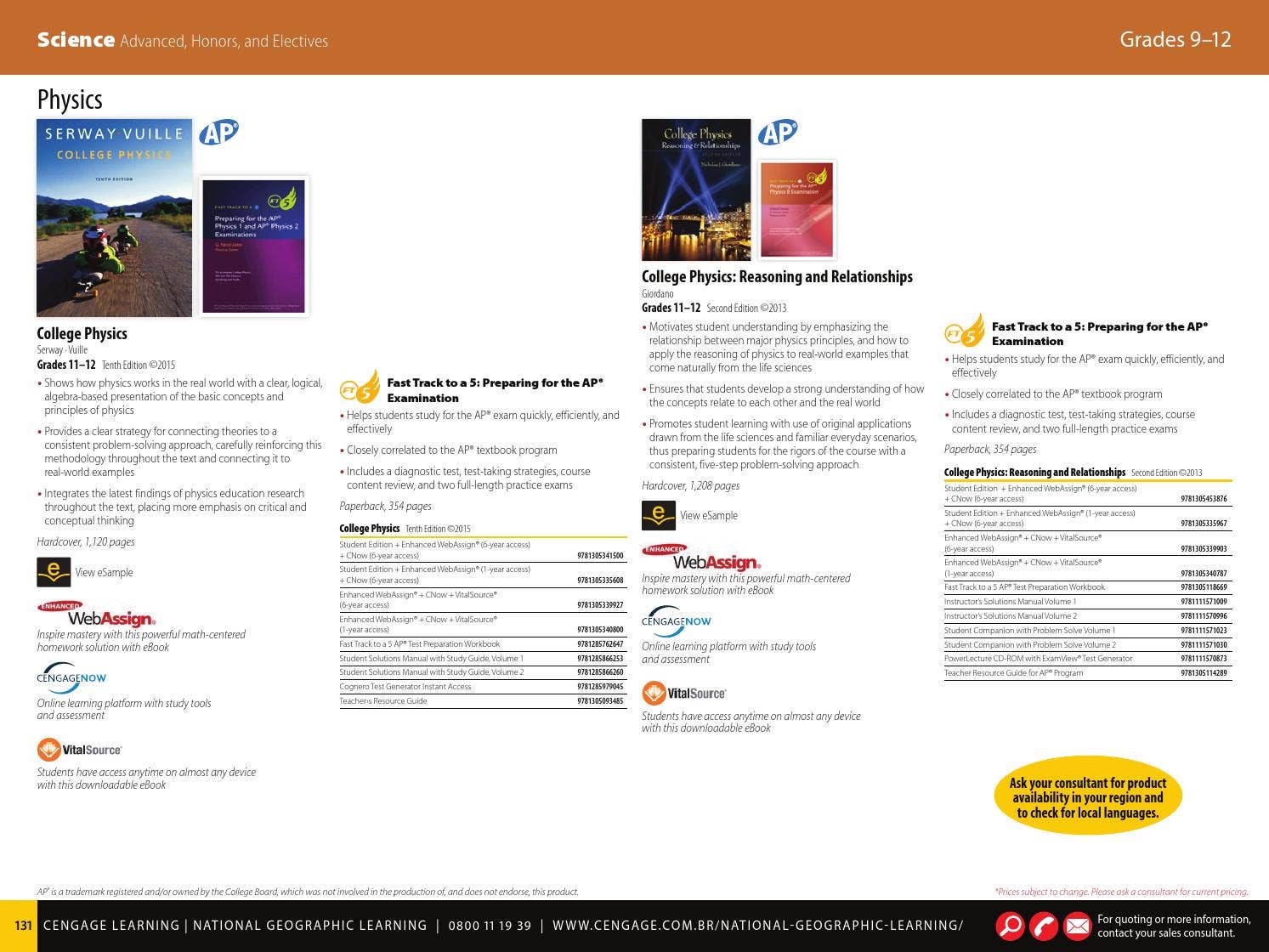 Cengage Learning | National Geographic Learning PreK-12 Catalog 2015-16 ...